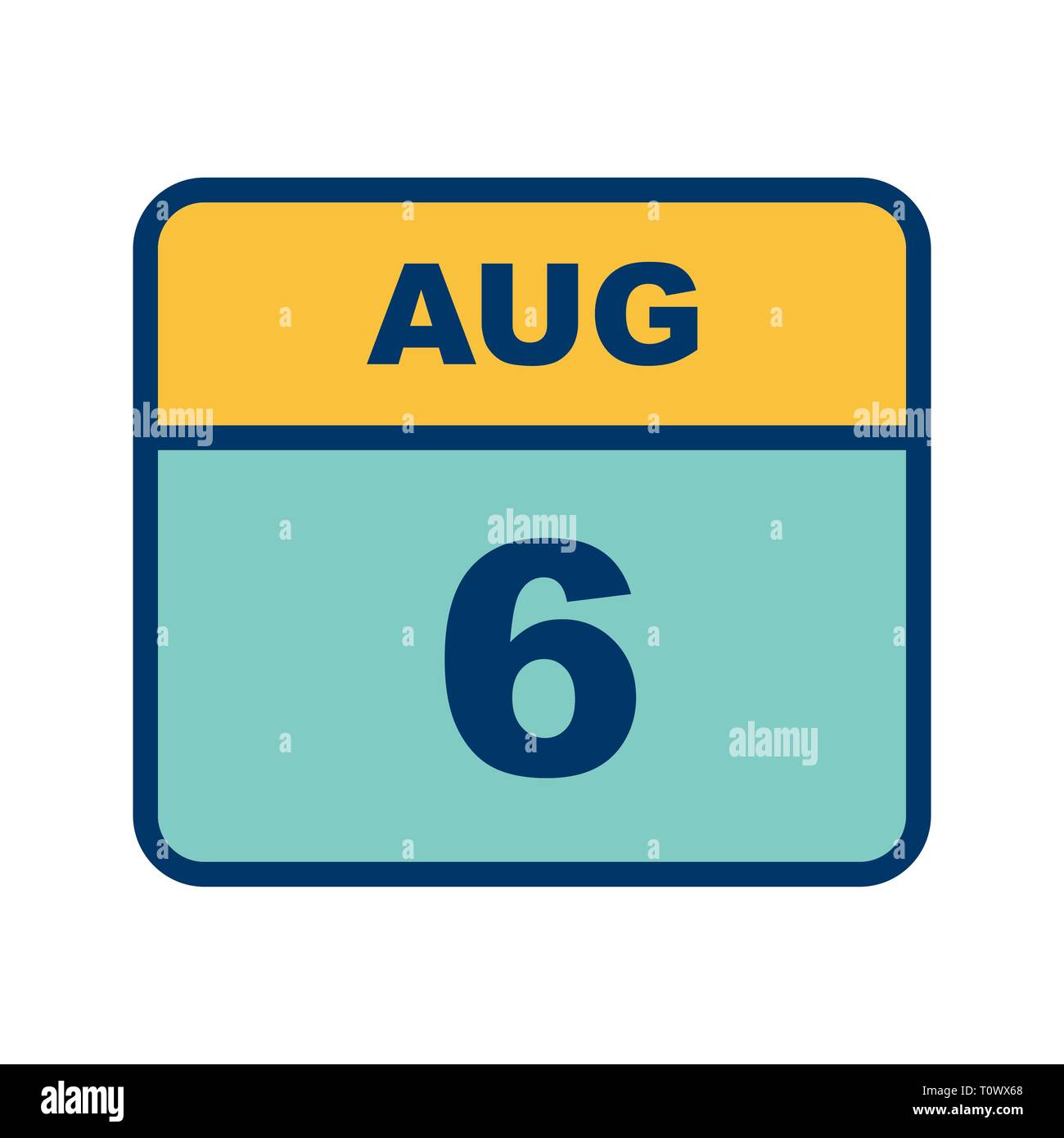 August 6th Cut Out Stock Images & Pictures - Alamy