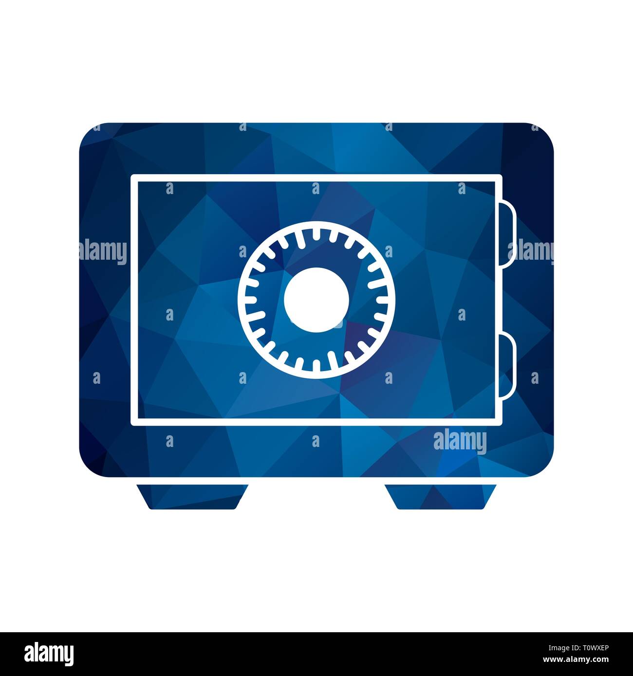 Illustration Safe Icon Stock Photo - Alamy