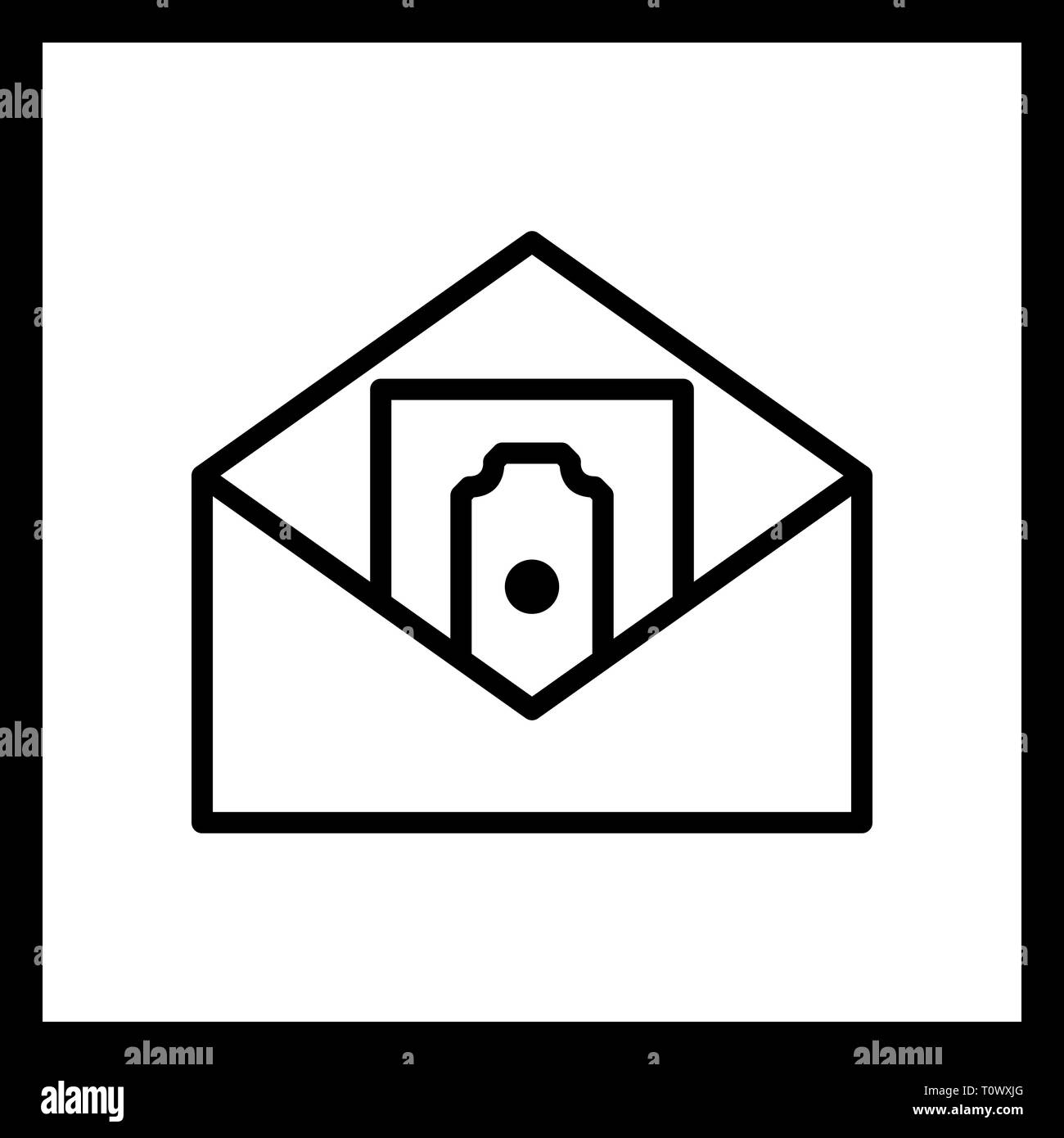 Illustration Sending Money Icon Stock Photo - Alamy