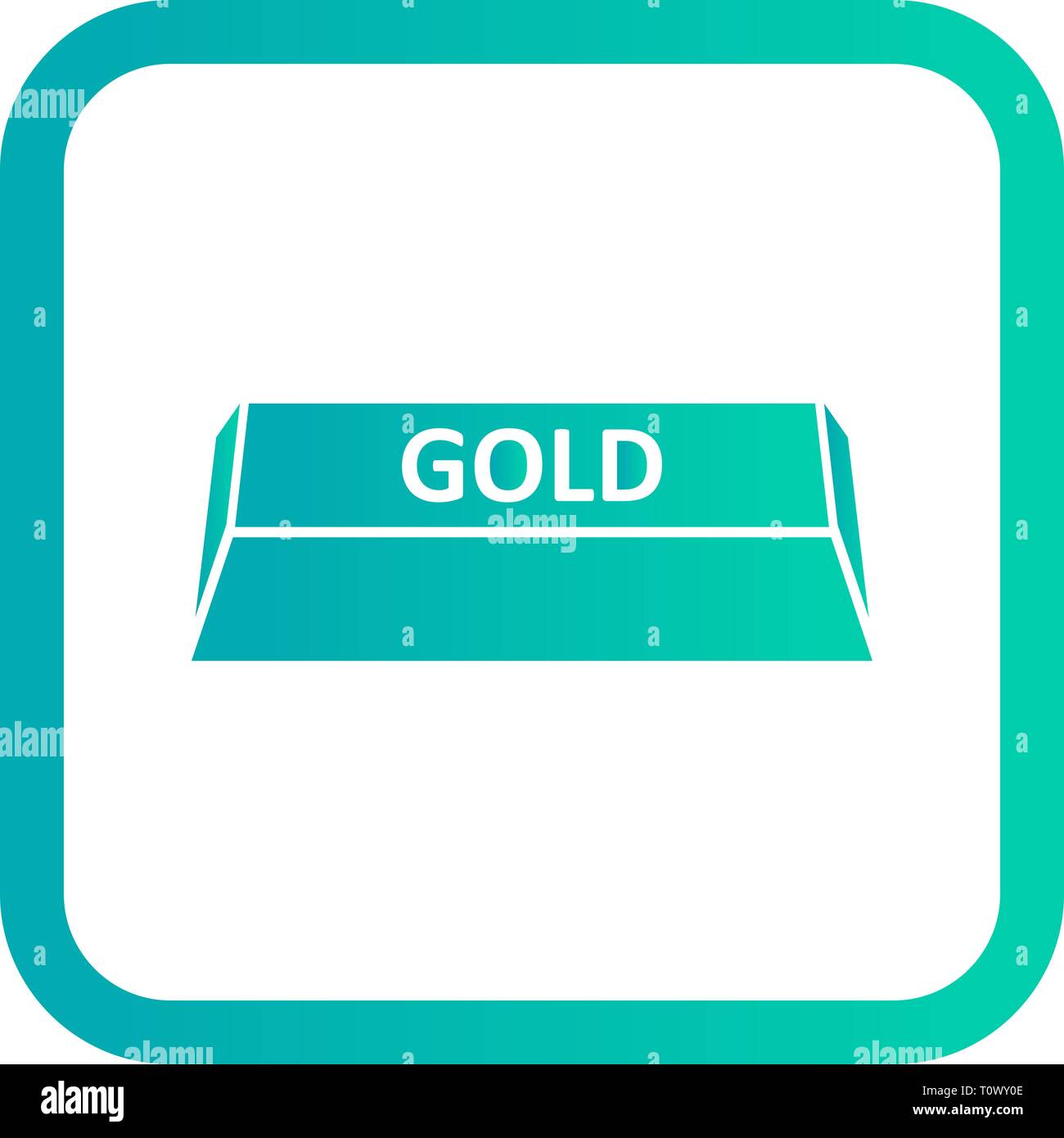 Illustration Gold Icon Stock Photo - Alamy
