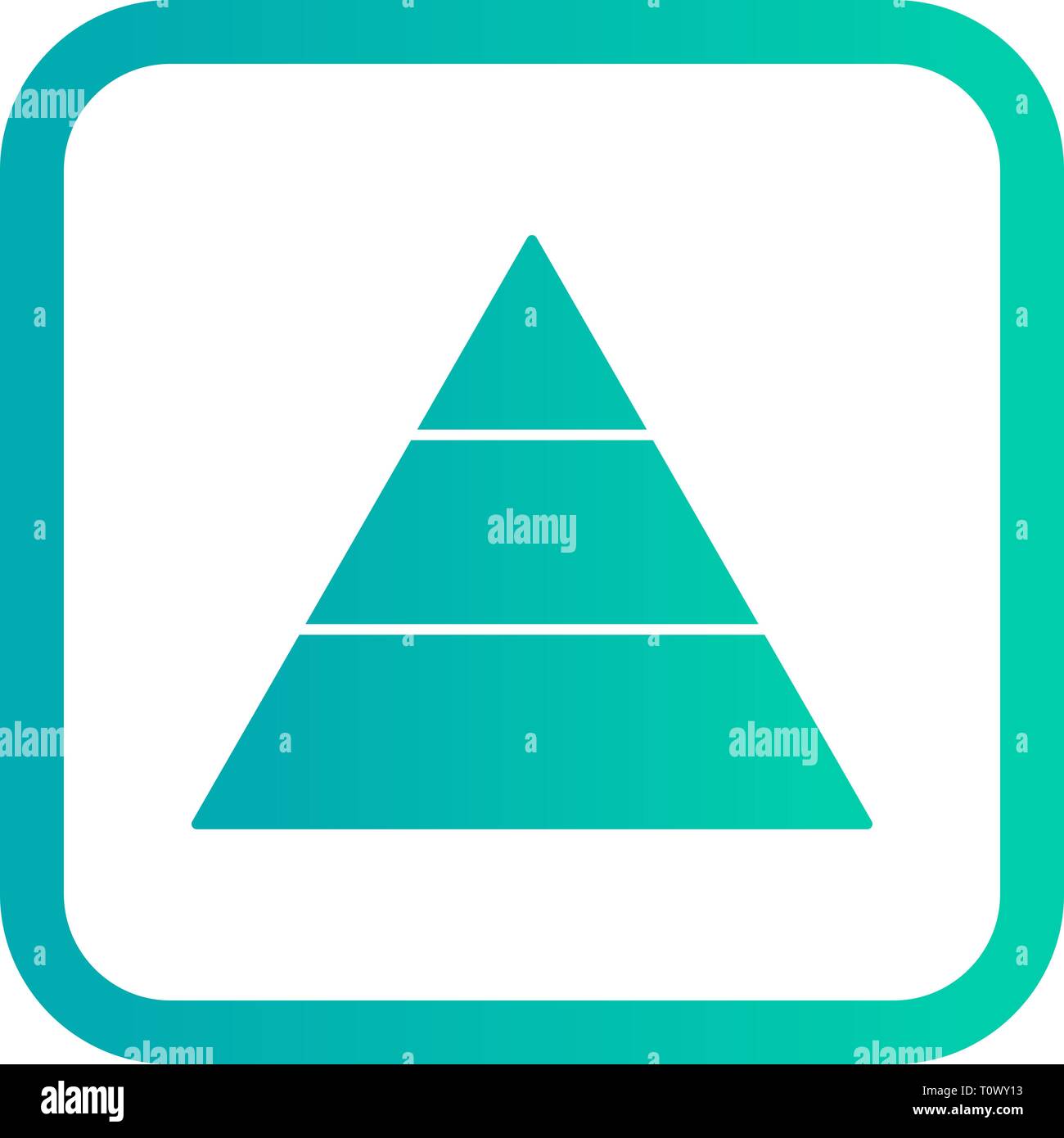 Pyramid illustration 4 levels hi-res stock photography and images - Alamy