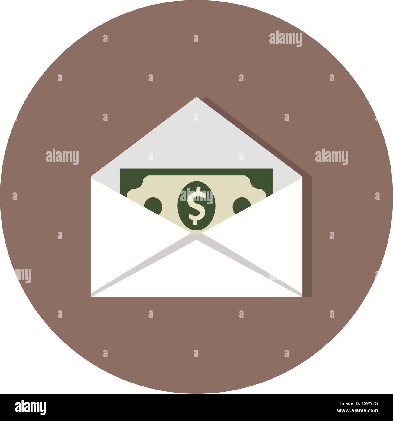 Illustration Sending Money Icon Stock Photo - Alamy