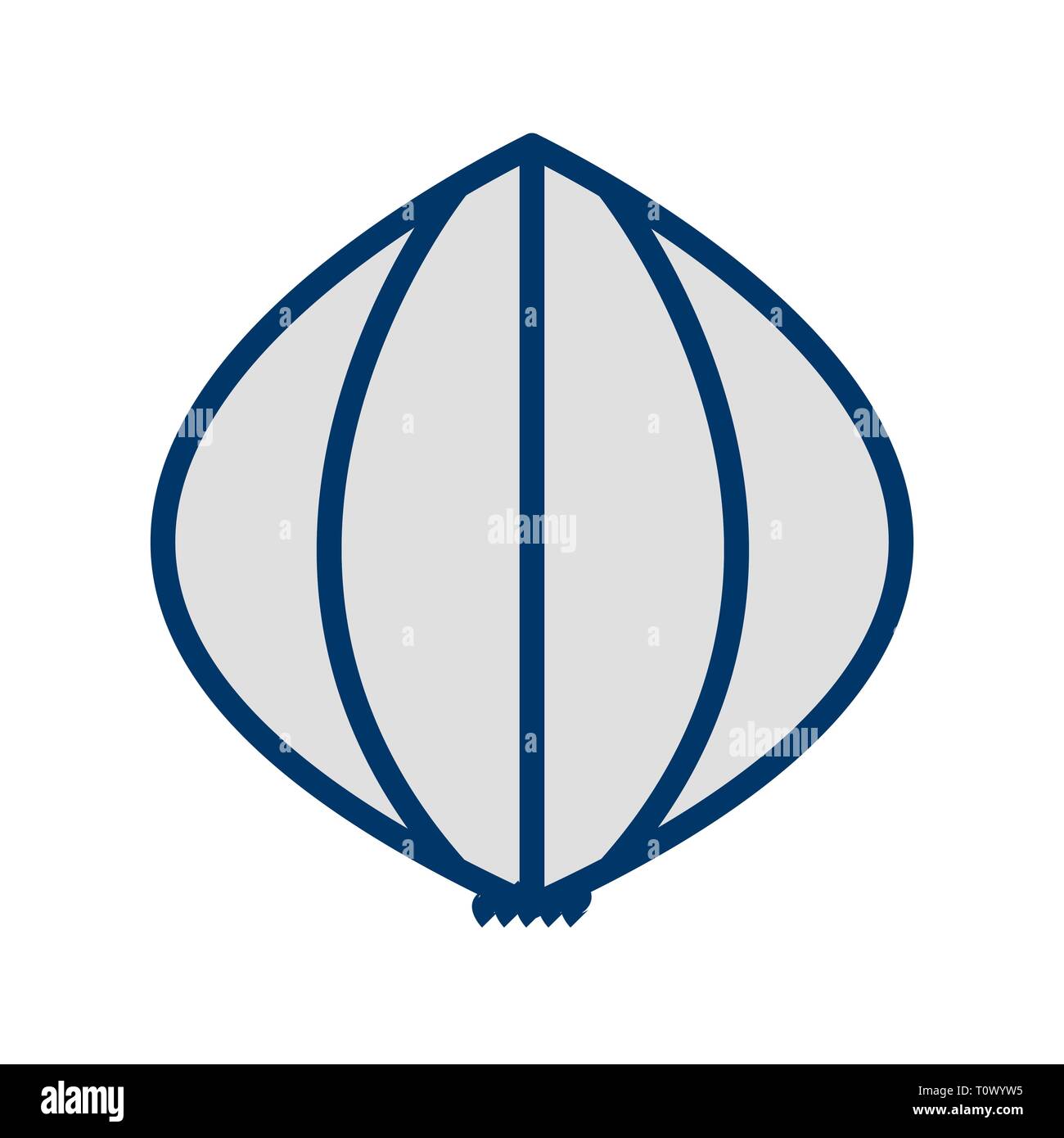 Garlic vegetable icon linear Cut Out Stock Images & Pictures - Alamy