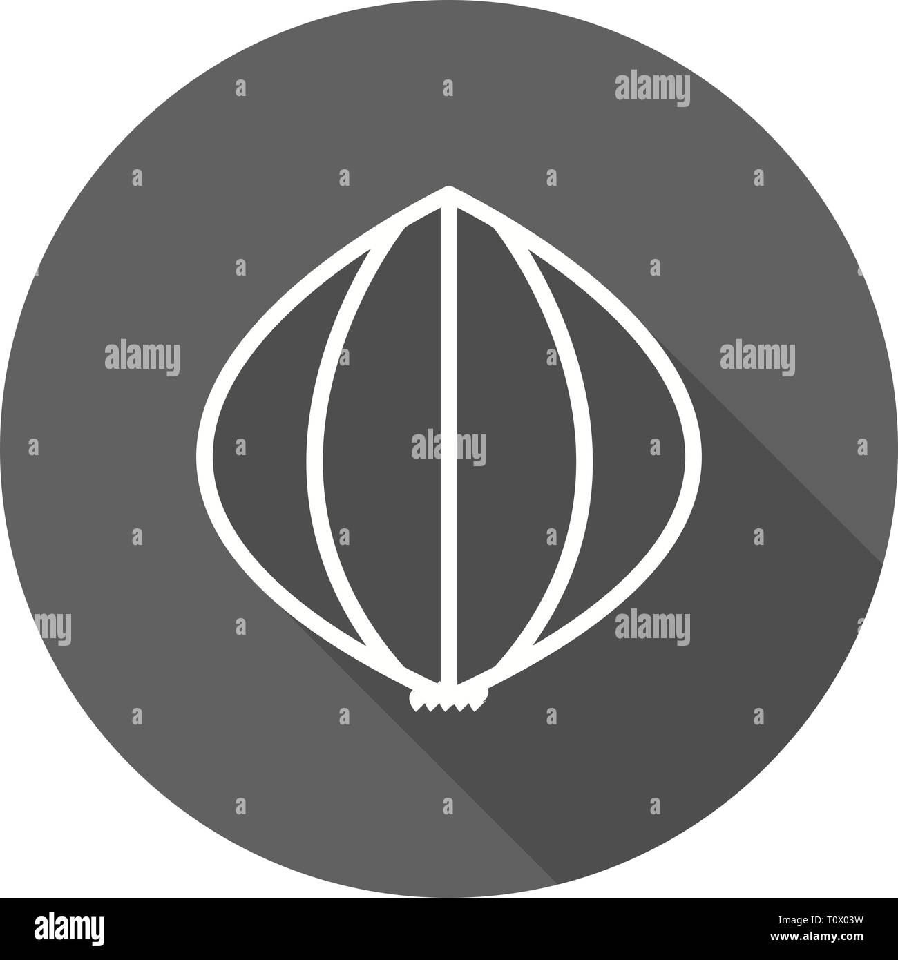 Garlic vegetable icon linear Black and White Stock Photos & Images - Alamy