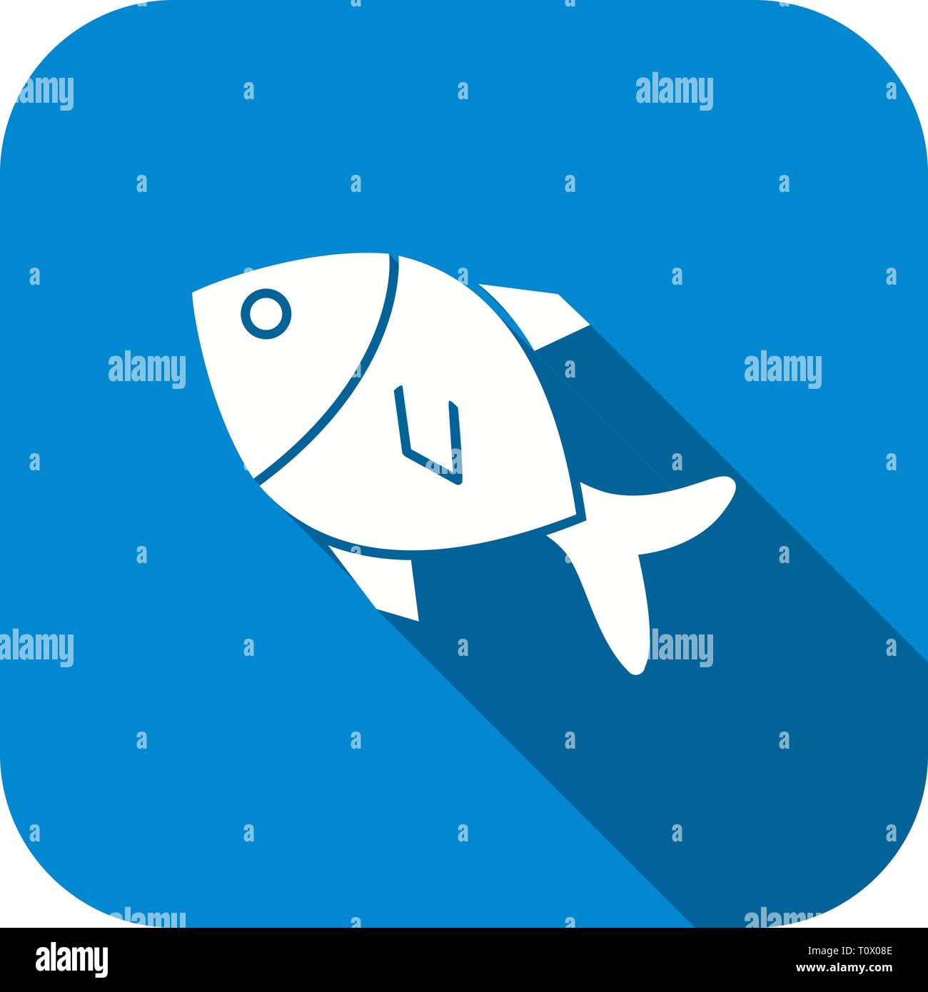 Illustration Fish Icon Stock Photo - Alamy