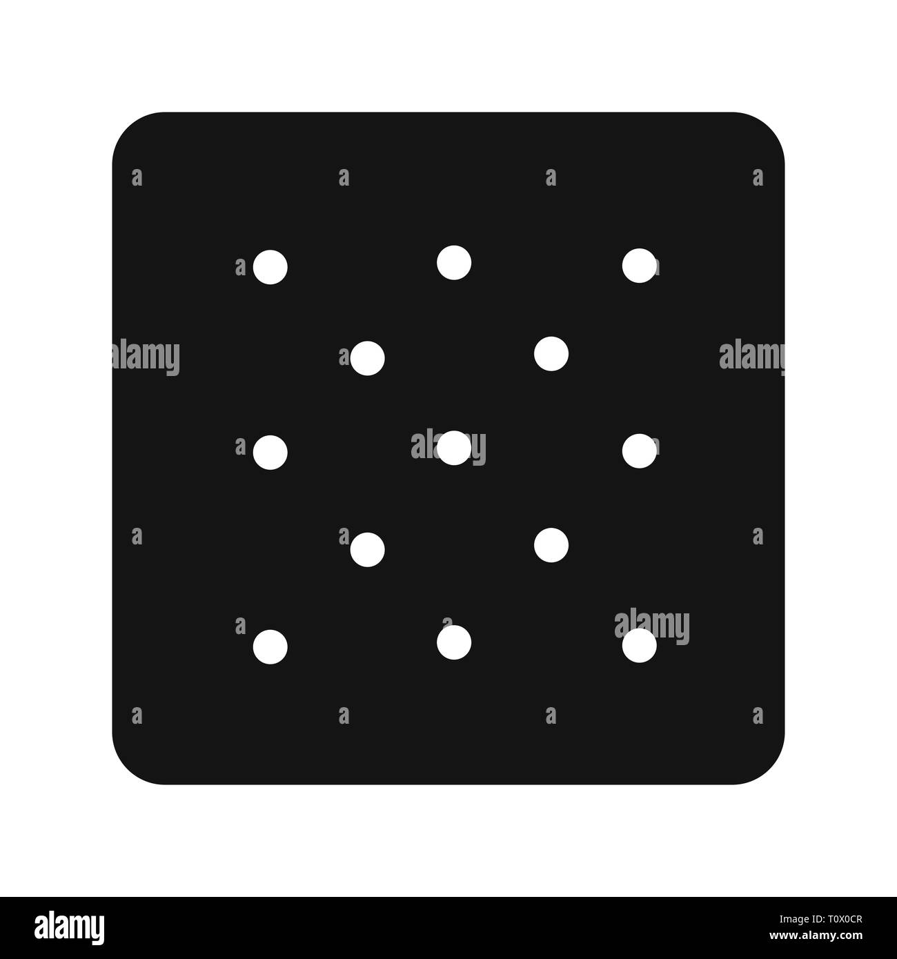 Biscuit line icon outline Black and White Stock Photos & Images - Alamy