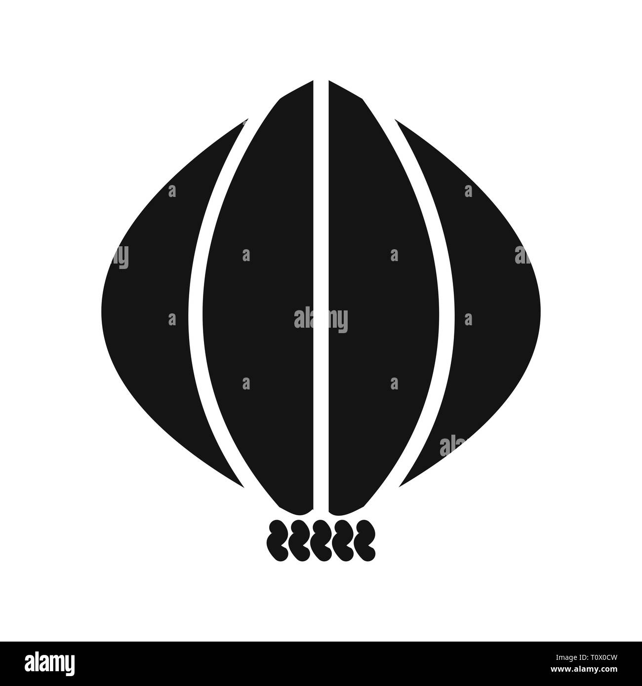 Garlic vegetable icon linear Cut Out Stock Images & Pictures - Alamy