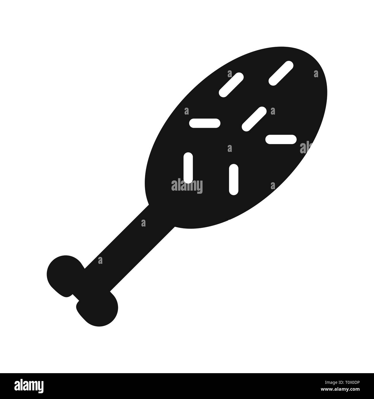 Illustration Chicken Icon Stock Photo - Alamy