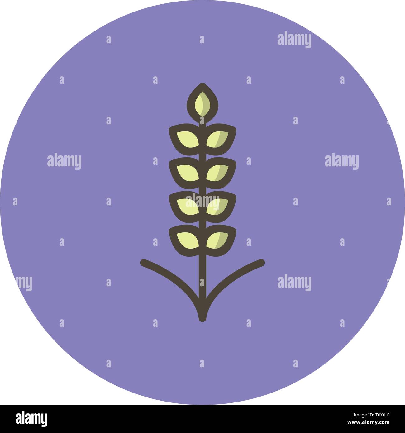 Illustration Grain Icon Stock Photo - Alamy