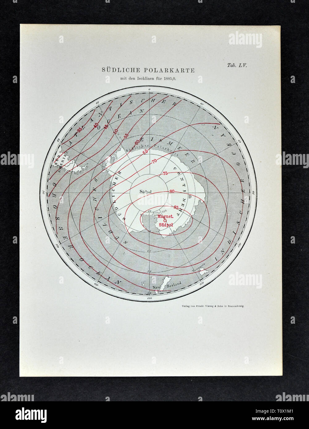 South pole antarctica map hi-res stock photography and images - Alamy
