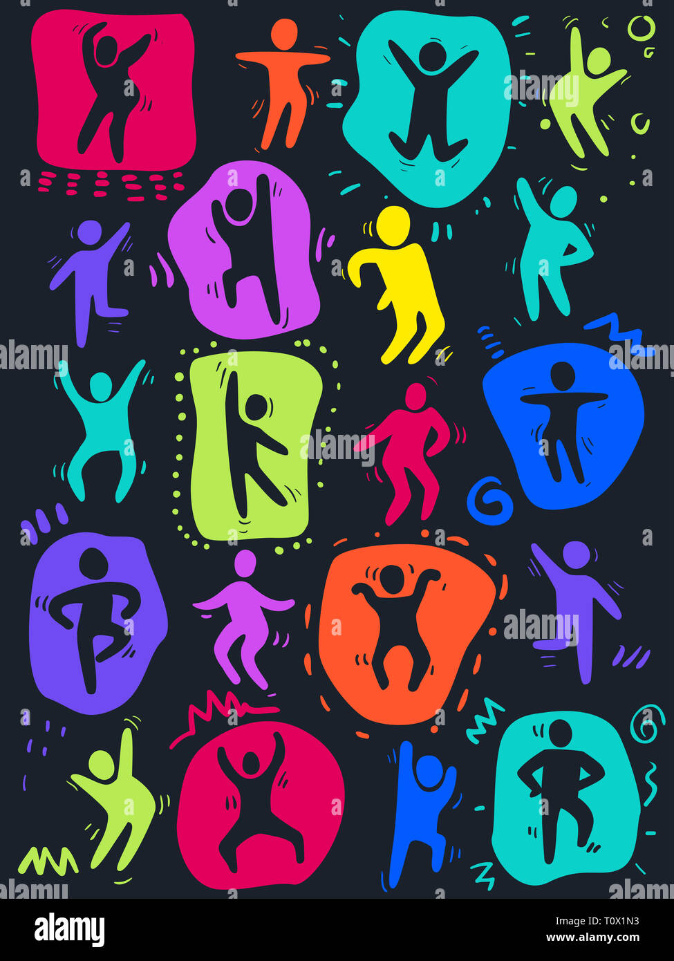 Several different poses hi-res stock photography and images - Alamy