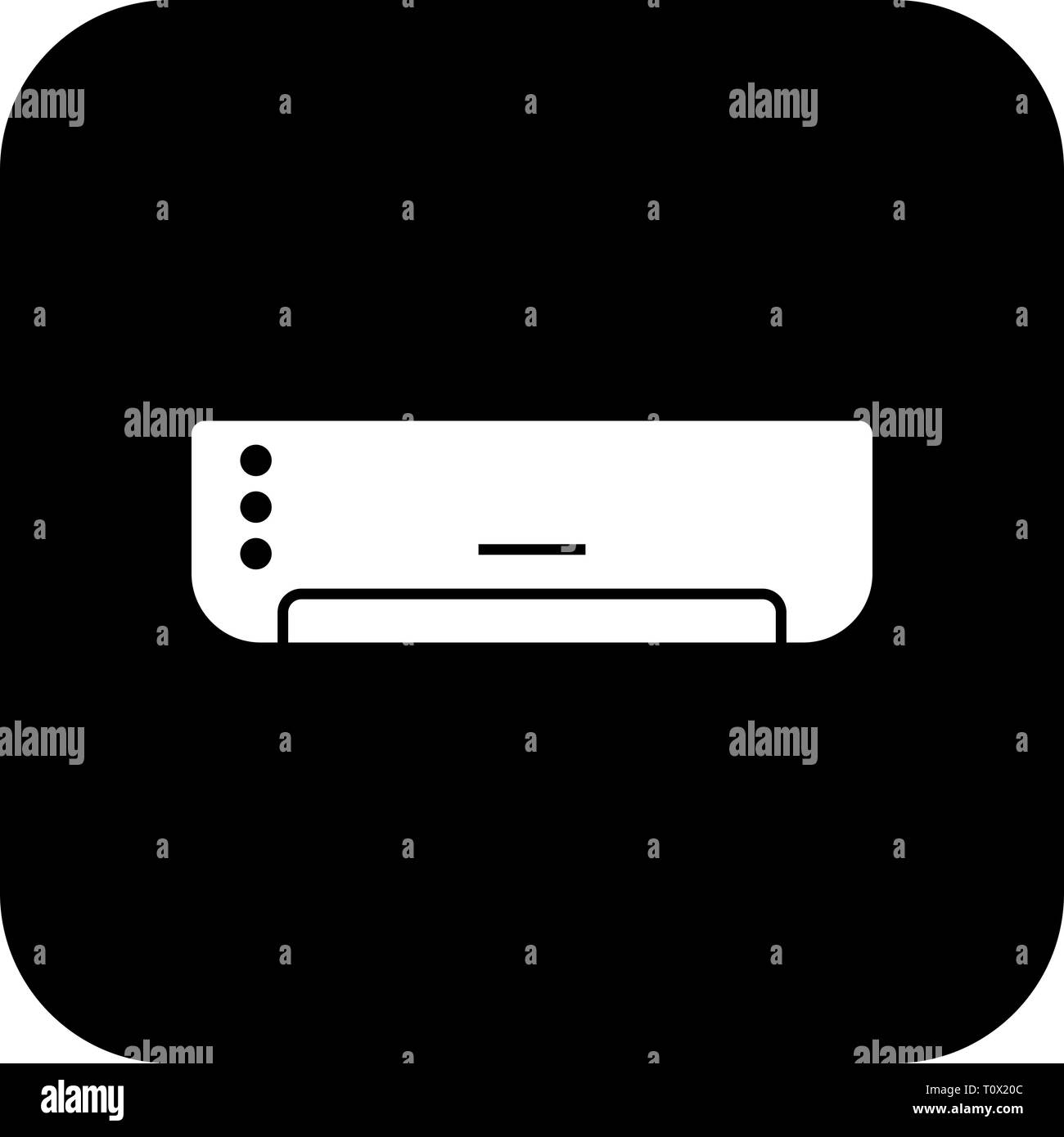 Illustration AC Icon Stock Photo - Alamy