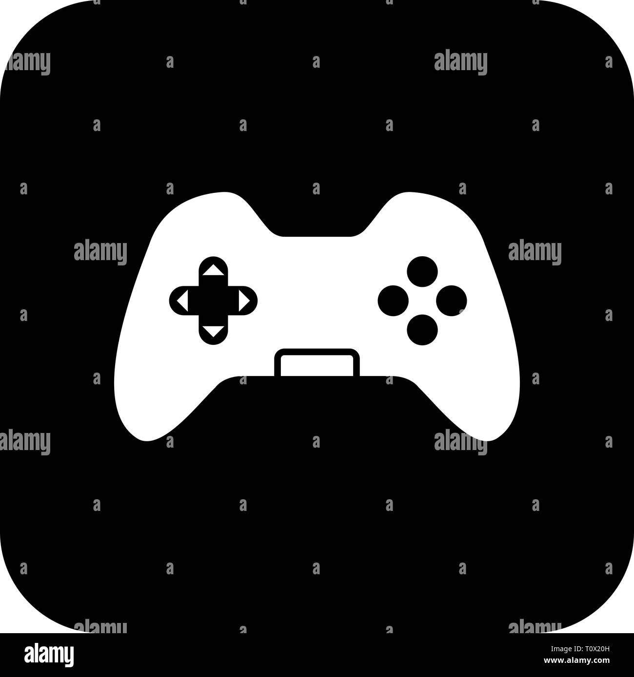 Illustration Control Pad Icon Stock Photo - Alamy