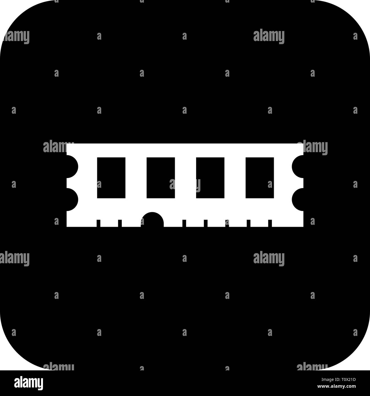 Illustration Ram Icon Stock Photo - Alamy