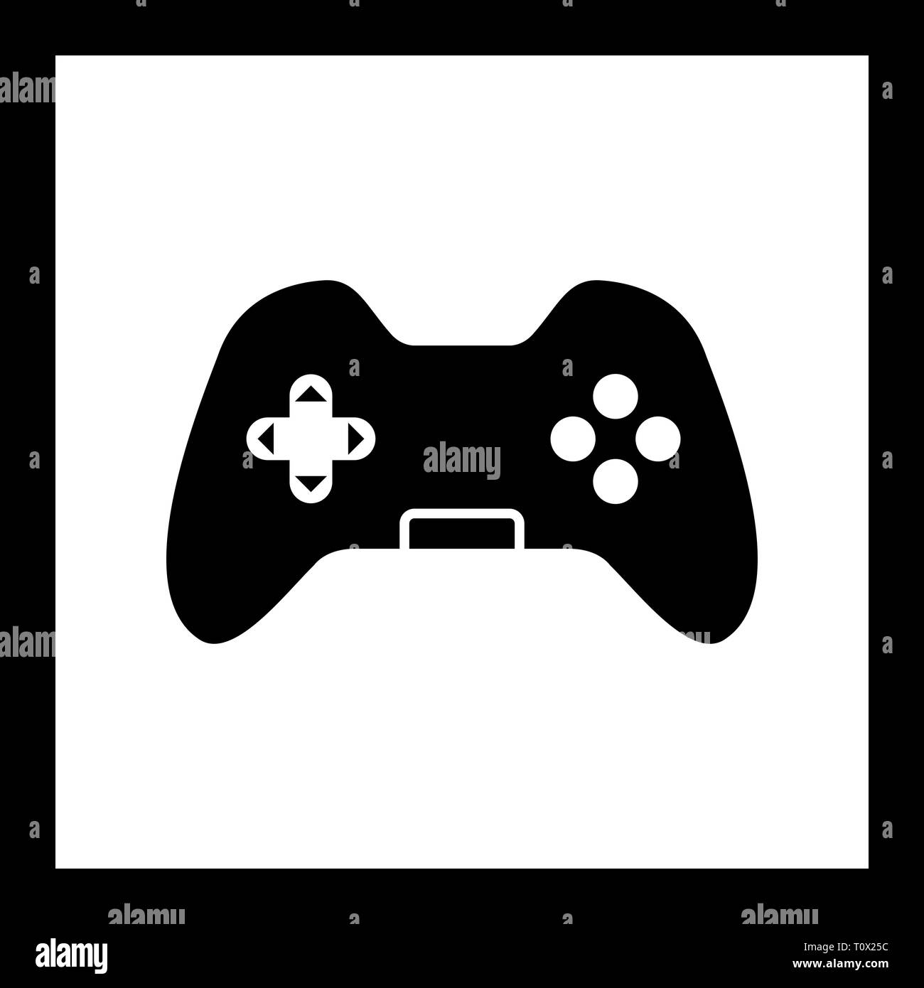 Illustration Control Pad Icon Stock Photo - Alamy