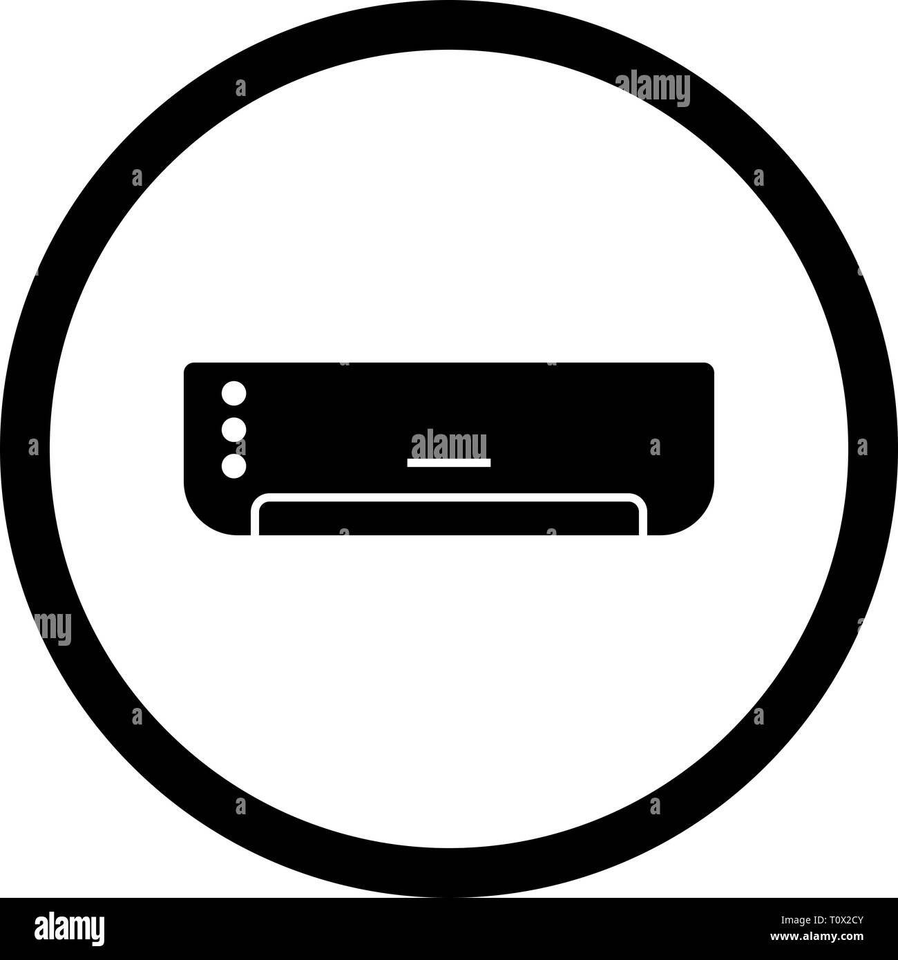 Illustration AC Icon Stock Photo - Alamy