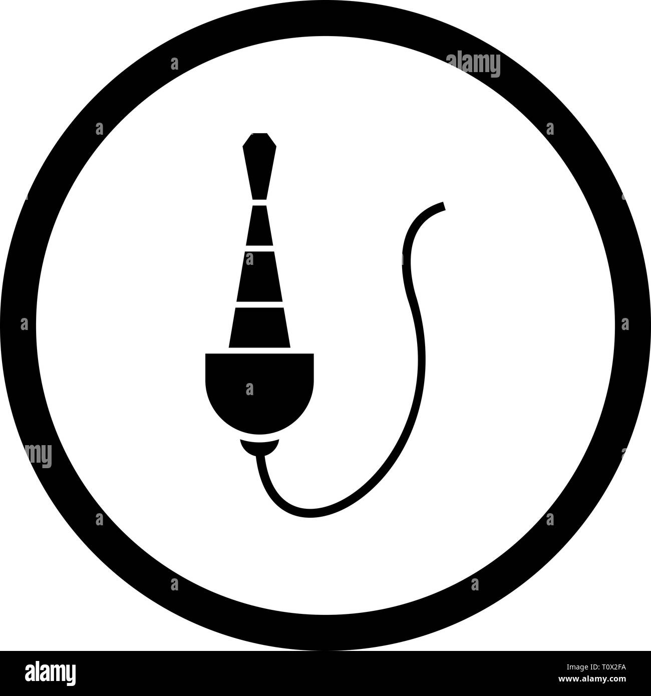 Illustration Cable Cord Icon Stock Photo - Alamy