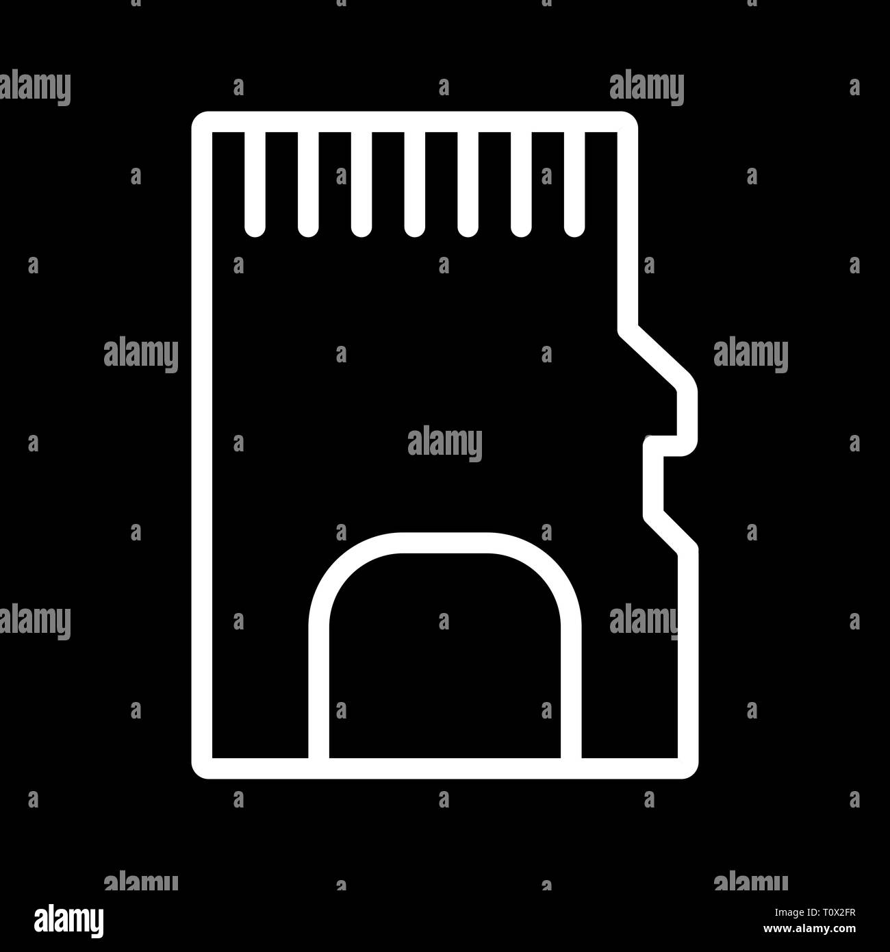 Illustration Memory Card Icon Stock Photo - Alamy Illustration Memory Card Icon Stock Photo - Alamy