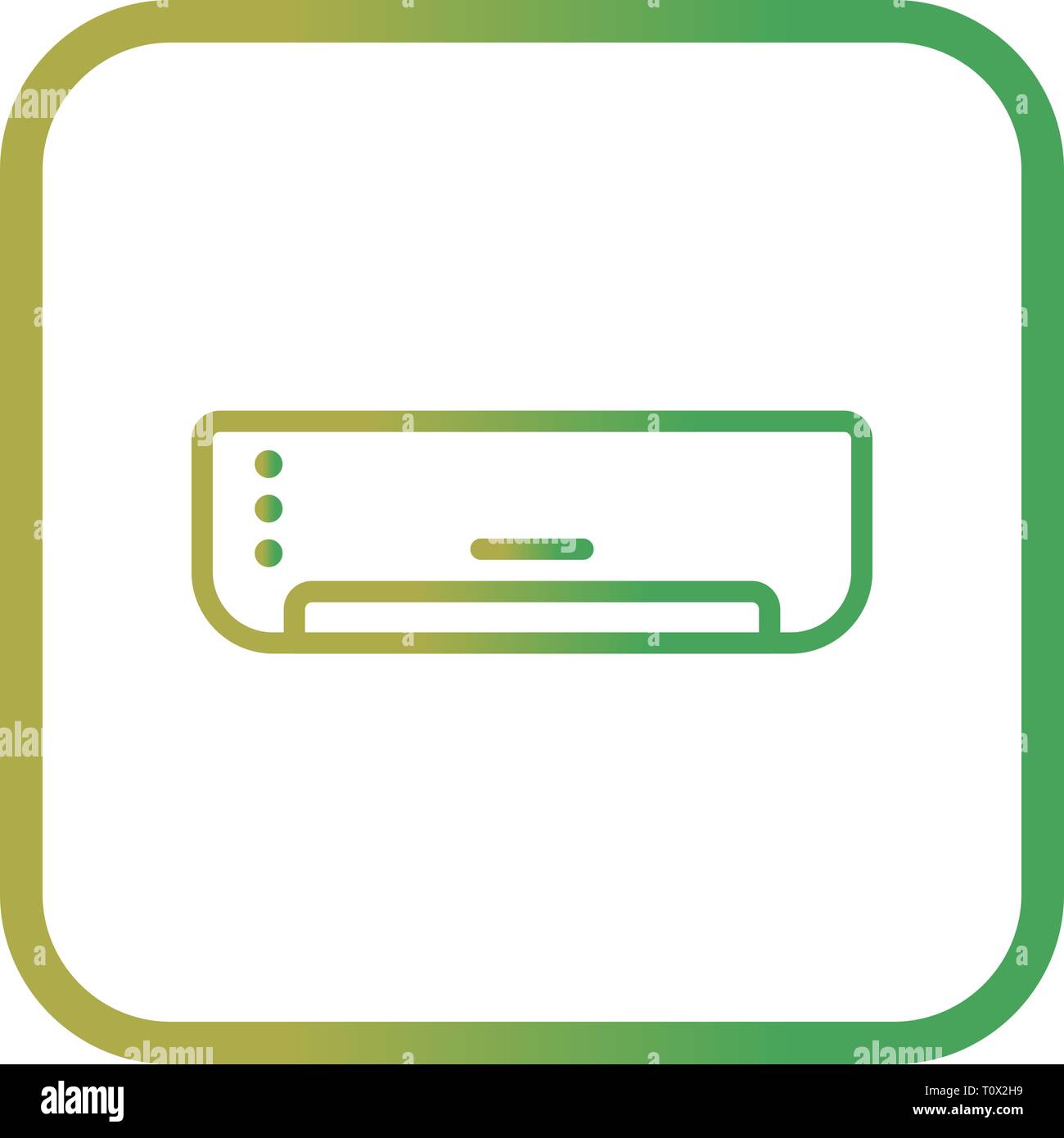 Illustration AC Icon Stock Photo - Alamy