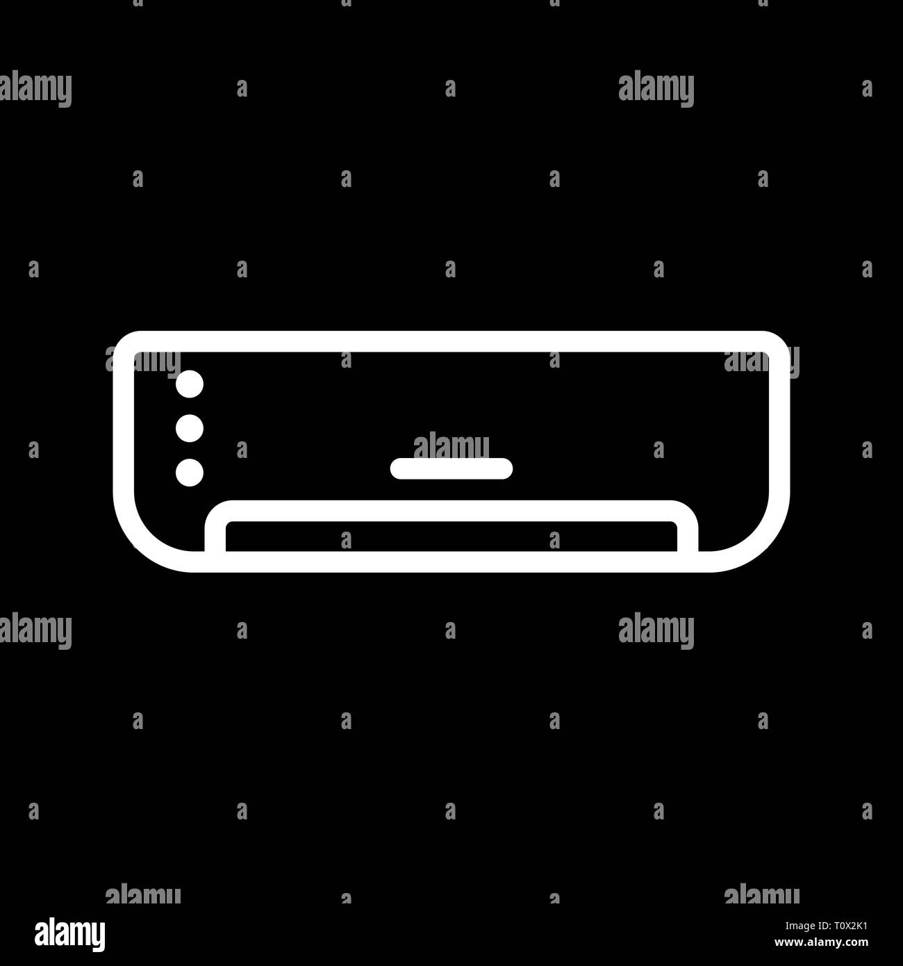 Illustration AC Icon Stock Photo - Alamy