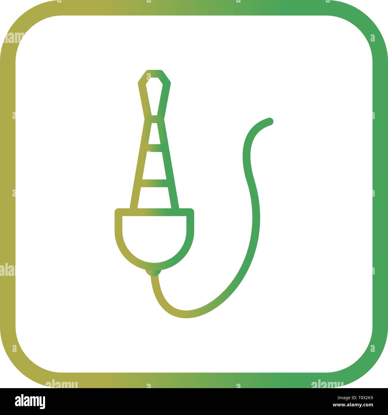 Illustration Cable Cord Icon Stock Photo - Alamy