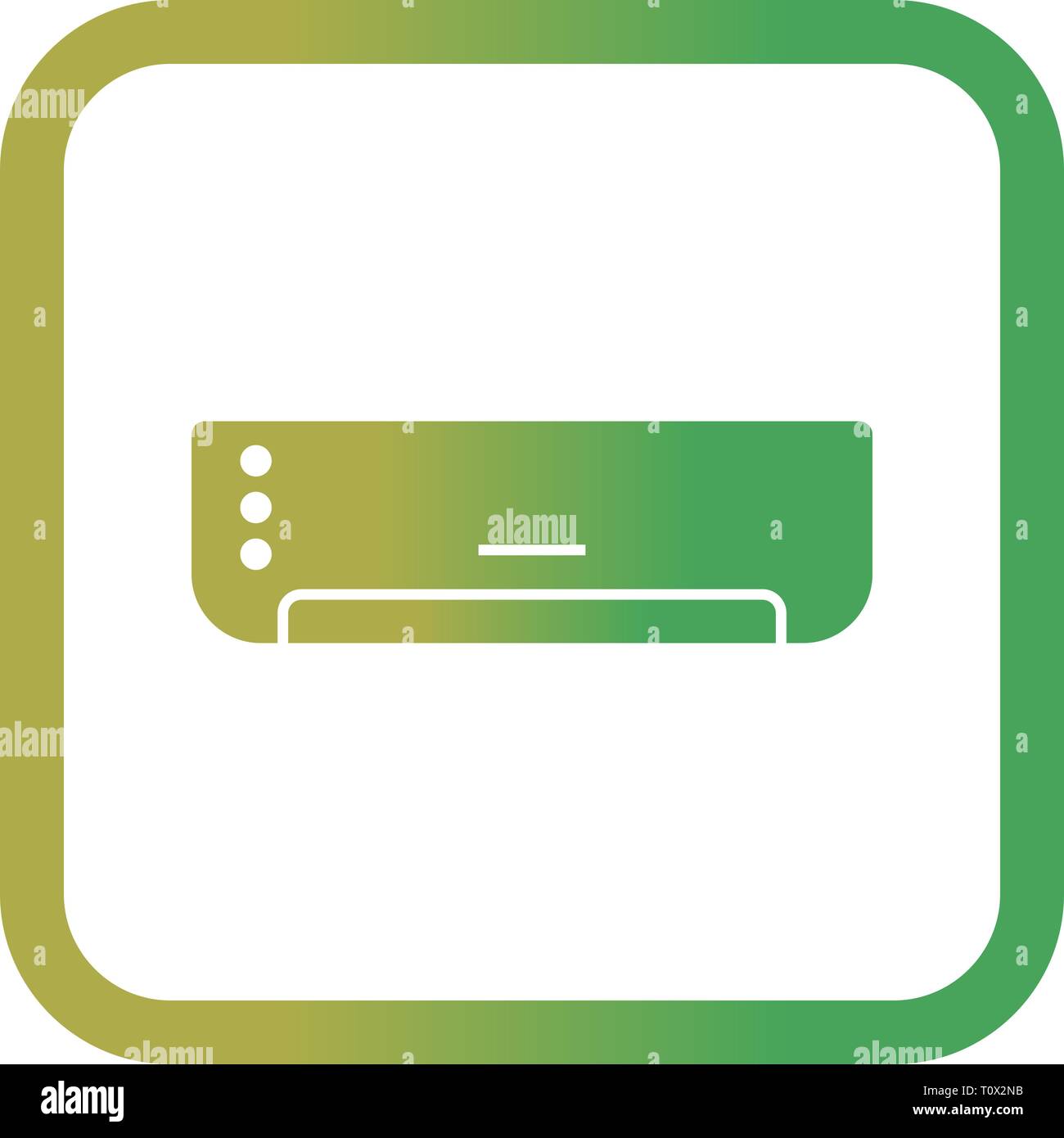 Illustration AC Icon Stock Photo - Alamy