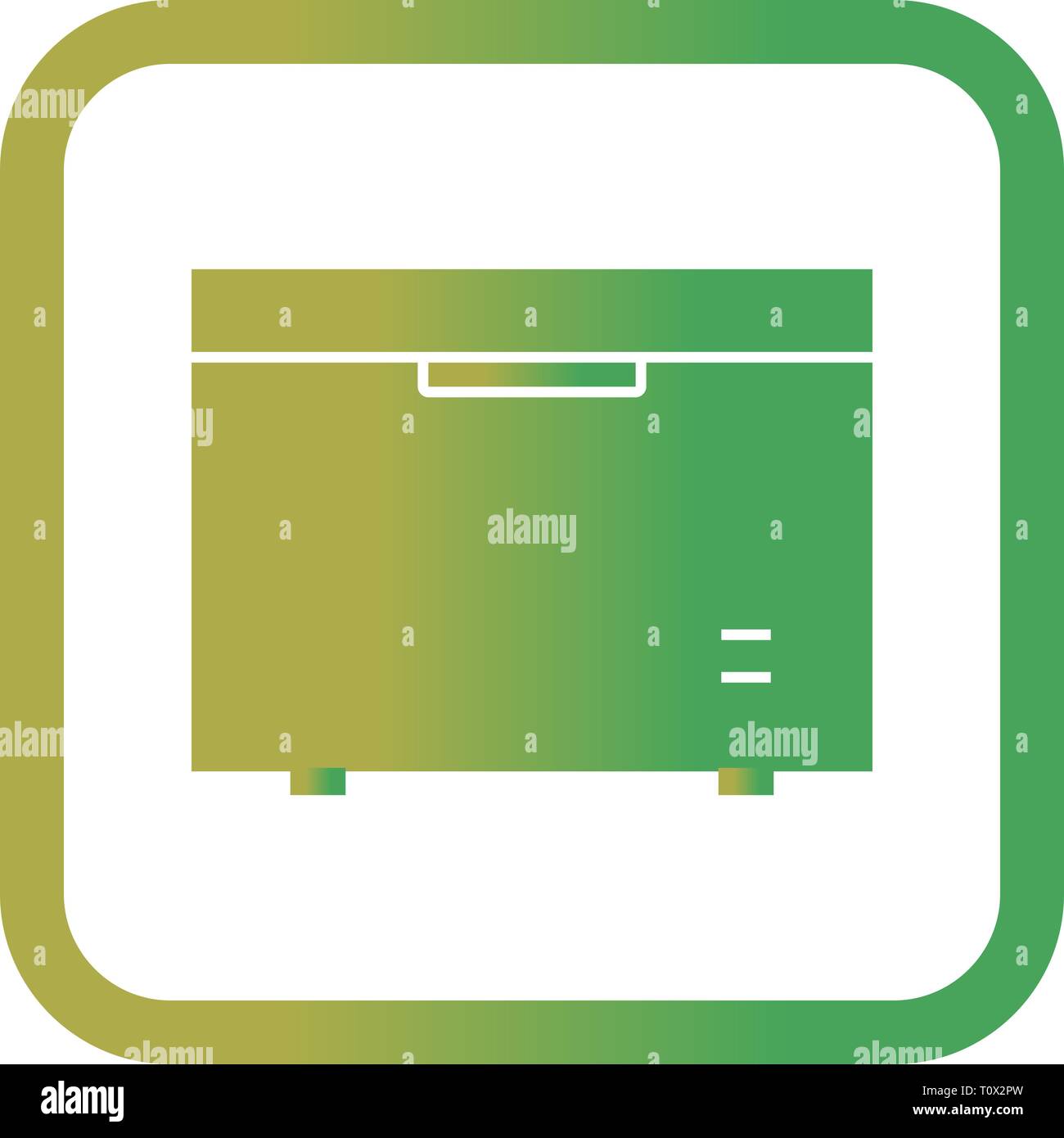 Deep freezer icon hi-res stock photography and images - Alamy