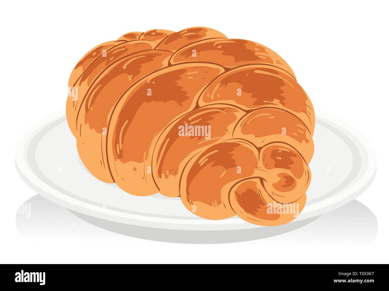 Challah cartoon Cut Out Stock Images & Pictures - Alamy