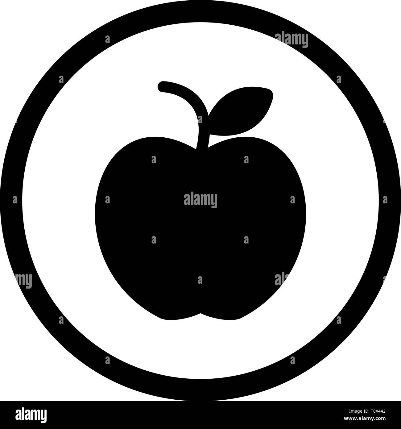 Square apple fruit Black and White Stock Photos & Images - Alamy