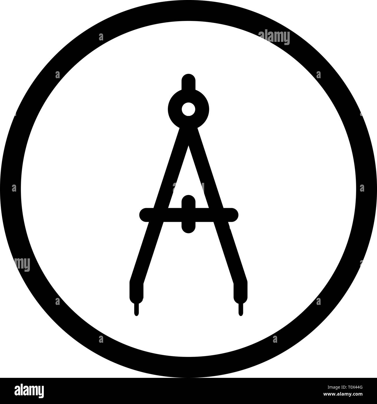 Square and compass symbol Black and White Stock Photos & Images - Alamy