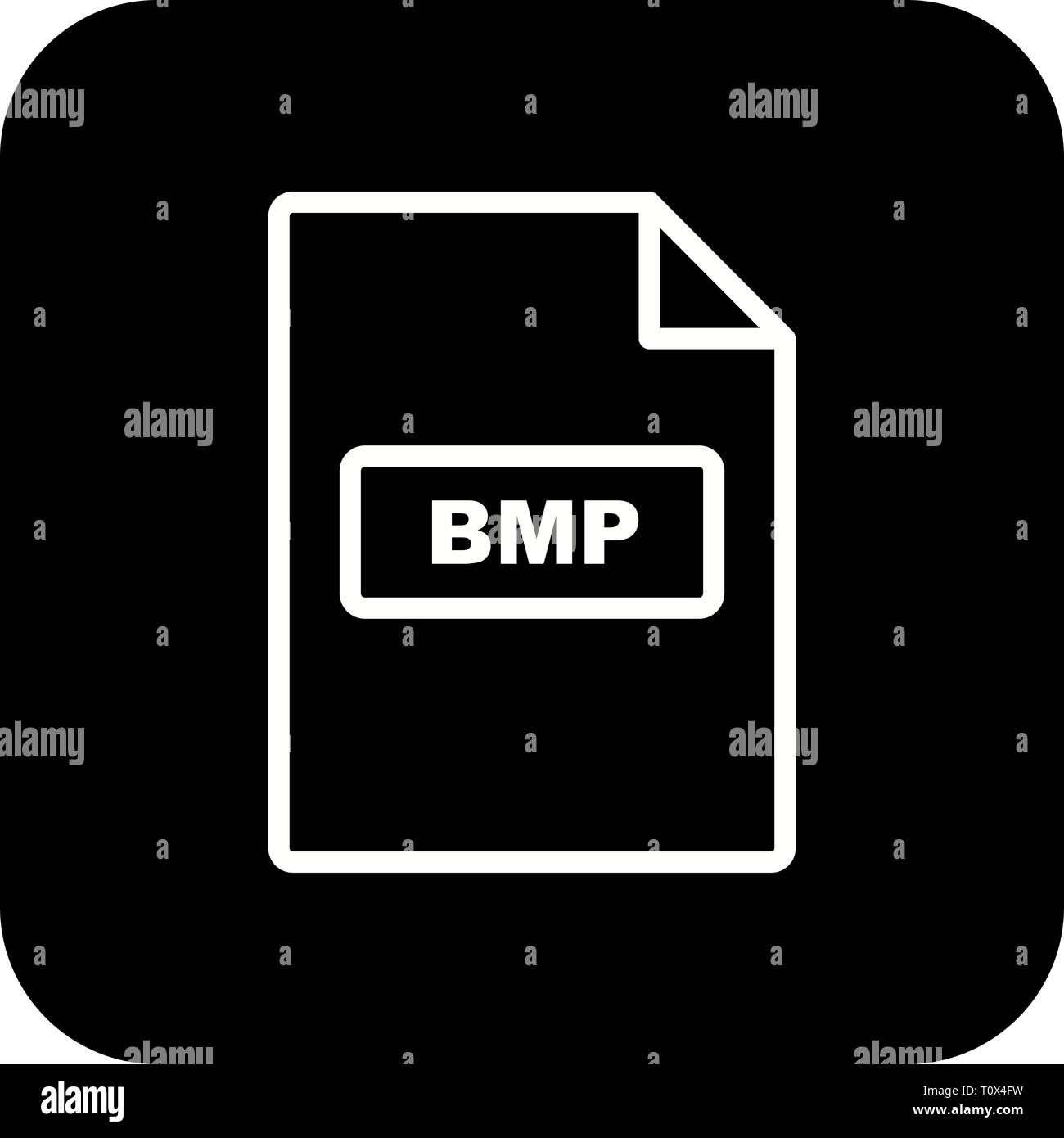 Illustration BMP Icon Stock Photo - Alamy