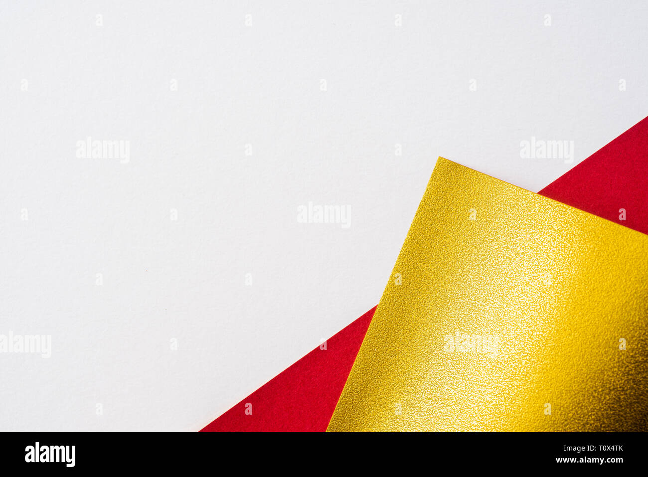 Red golden geometric shapes hi-res stock photography and images - Alamy