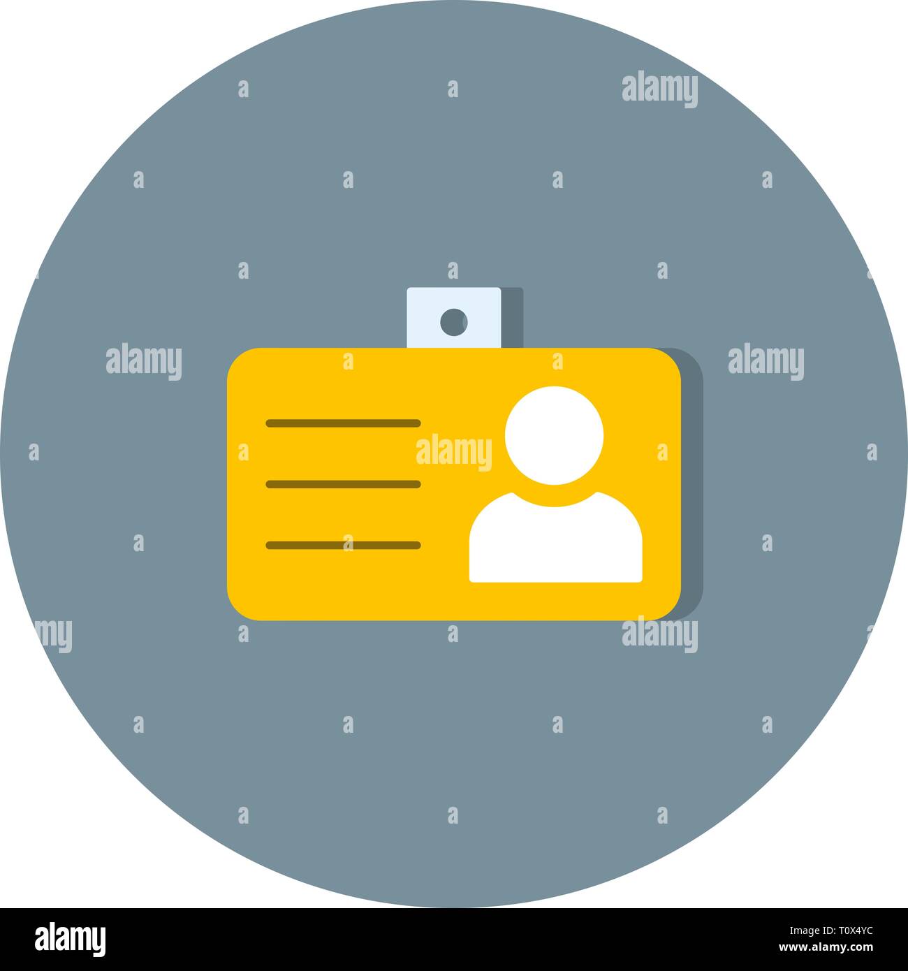 Illustration Student Card Icon Stock Photo - Alamy