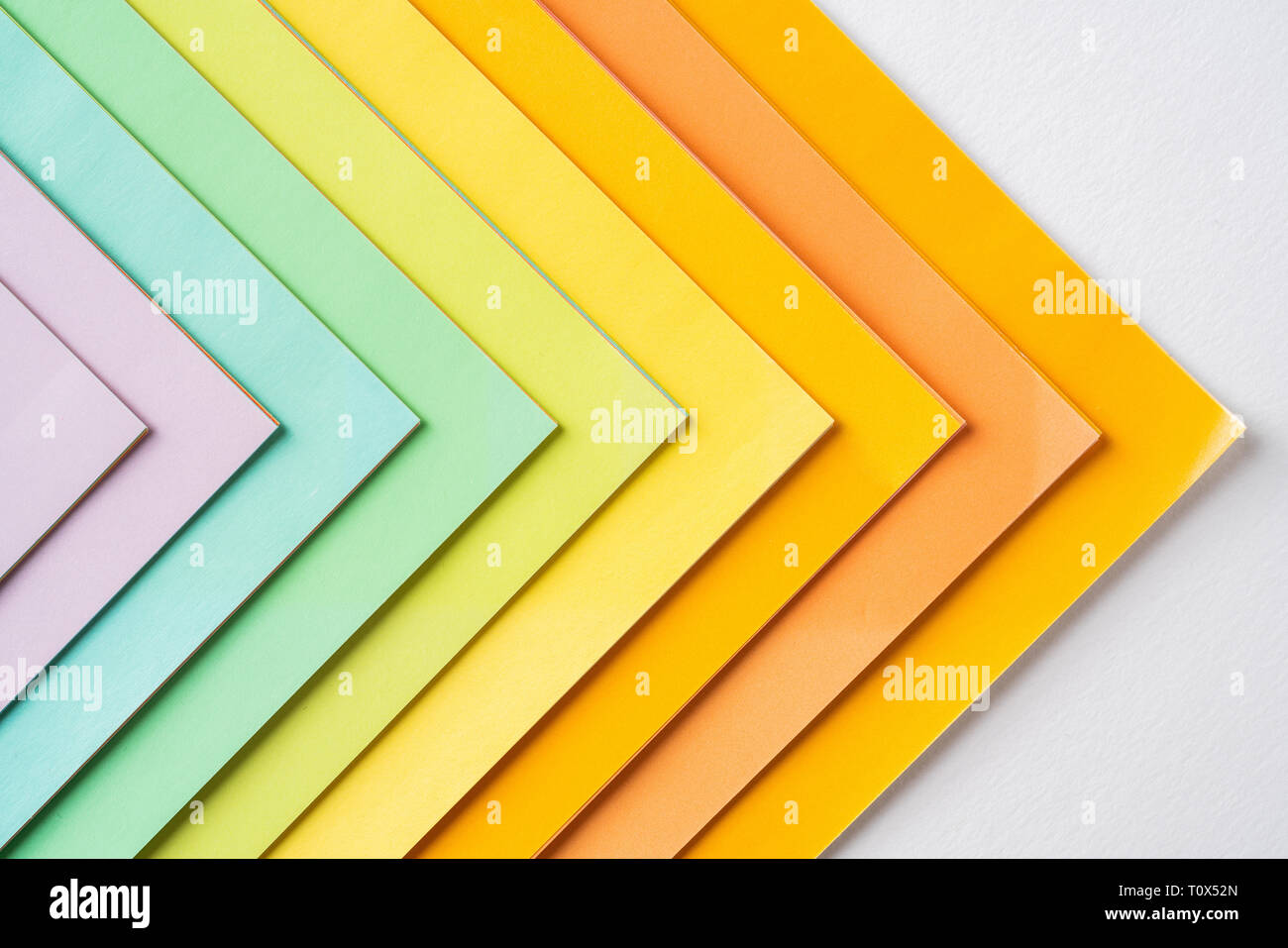 Design concept - colorful paper background with leadership, teamwork ...