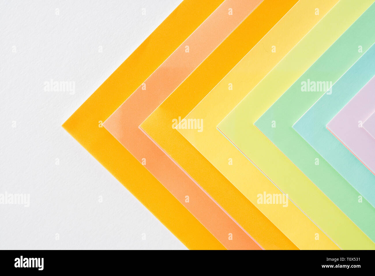 Design concept - colorful paper background with leadership, teamwork ...