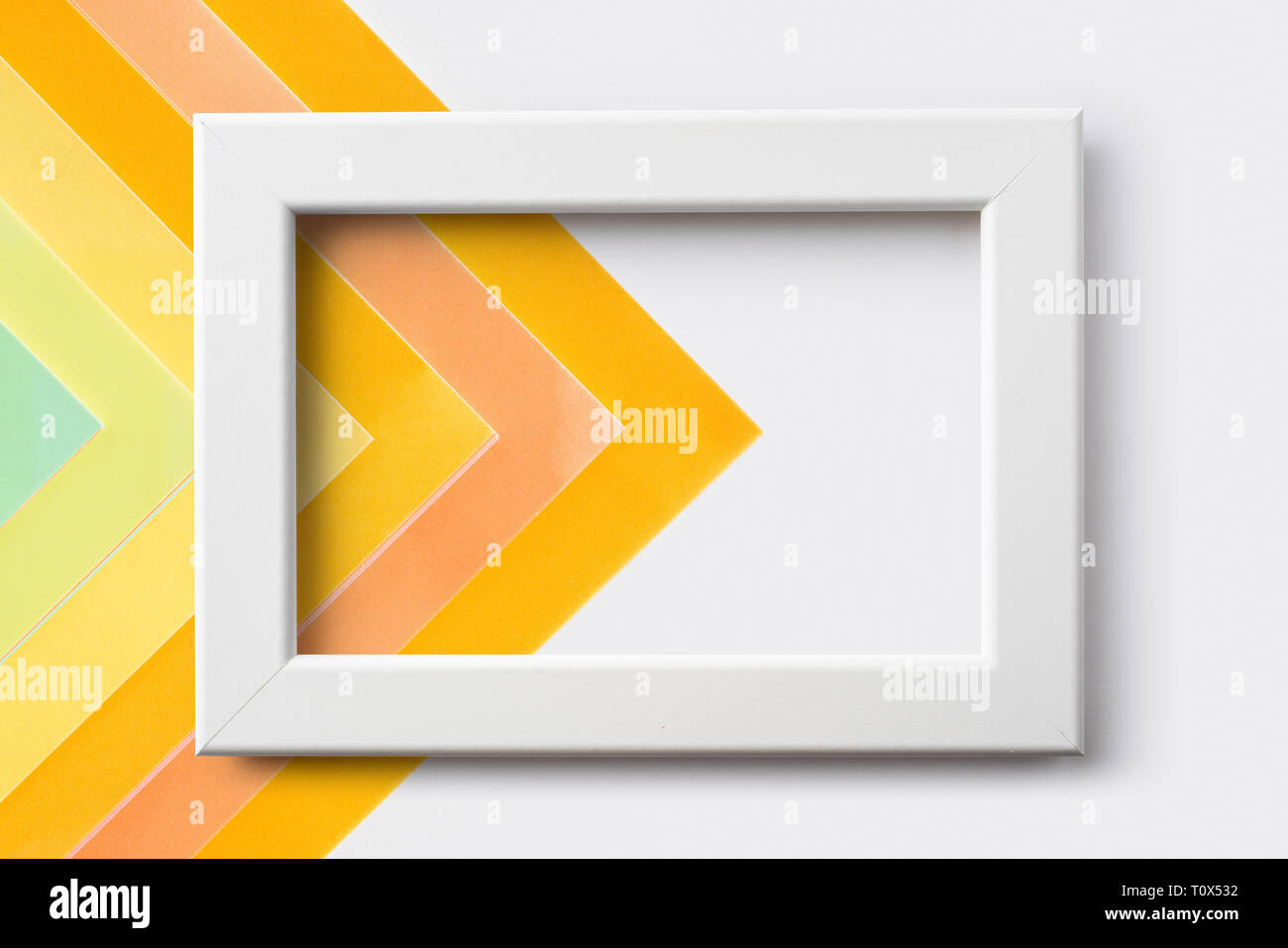 Design concept - colorful paper background with leadership, teamwork ...