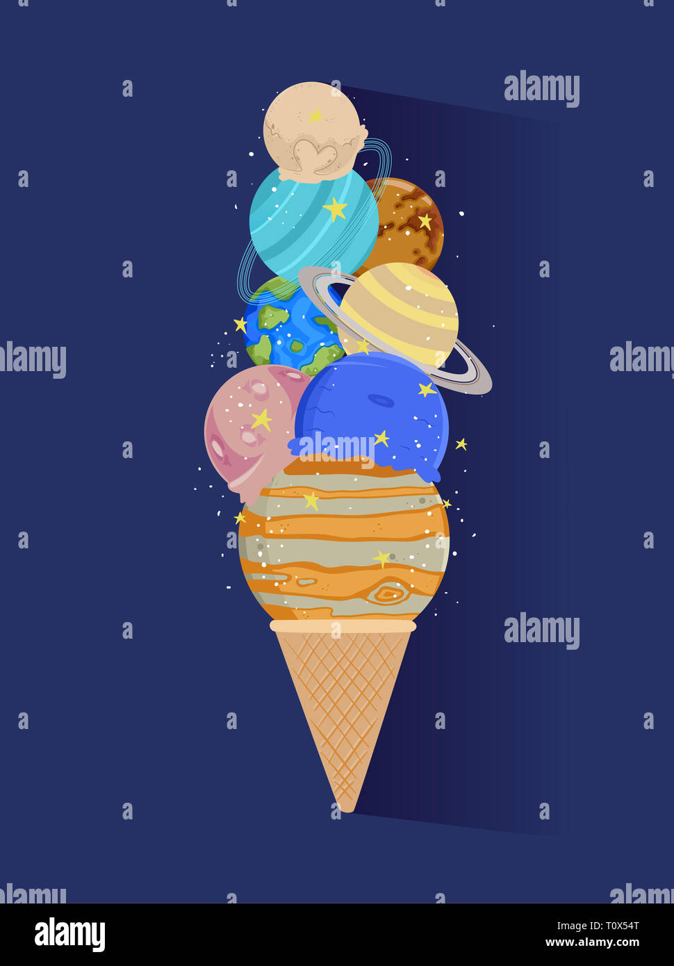 Eight planets hi-res stock photography and images - Alamy