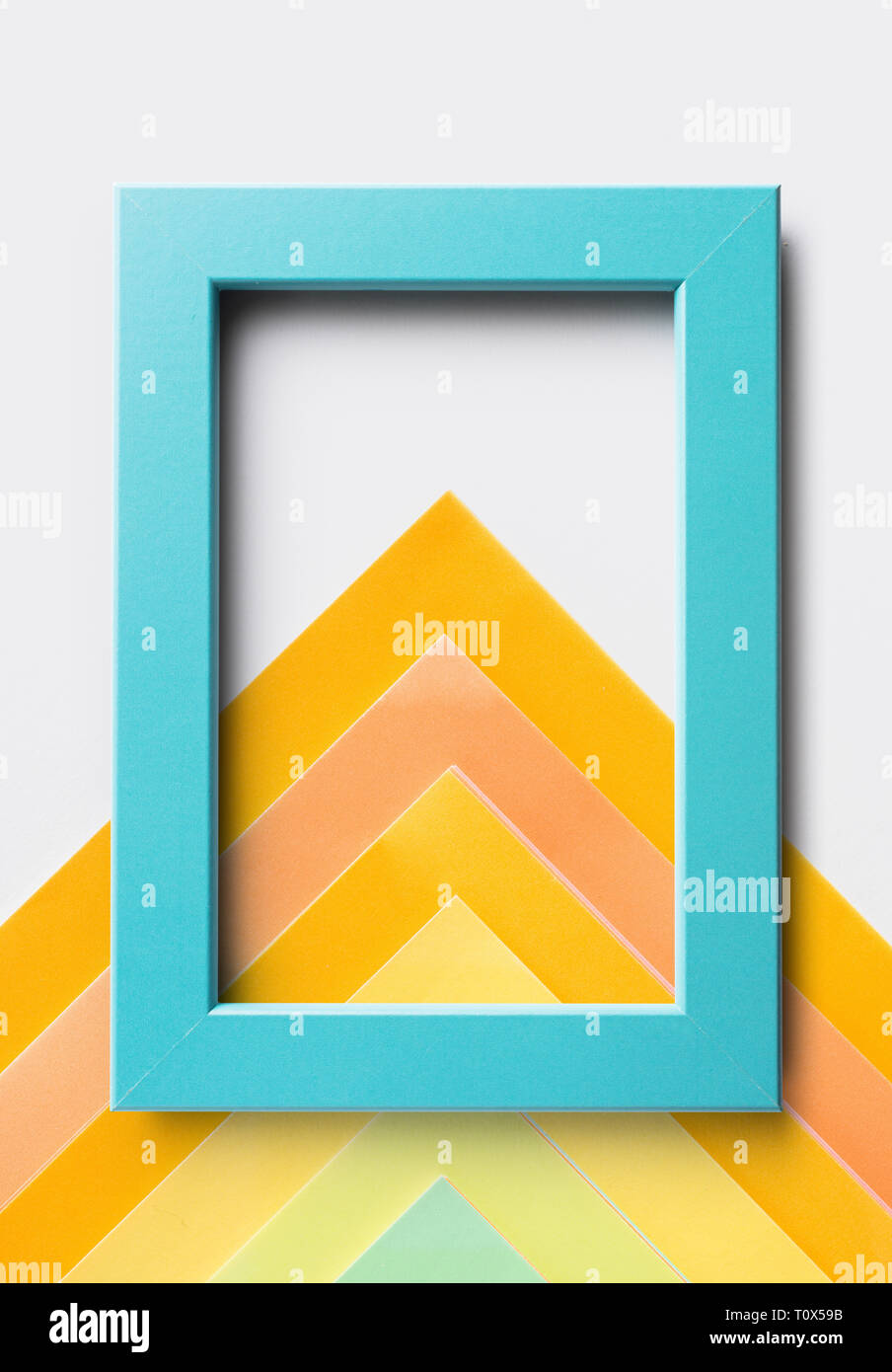 Design concept - colorful paper background with leadership, teamwork ...