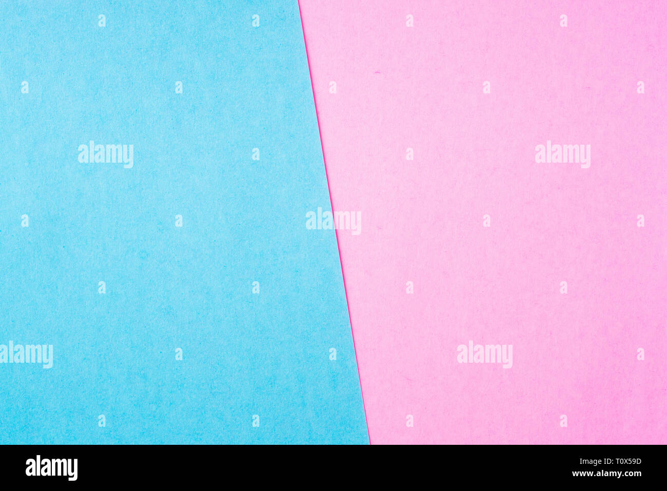 Design concept - blue and pink paper background for mockup Stock Photo ...