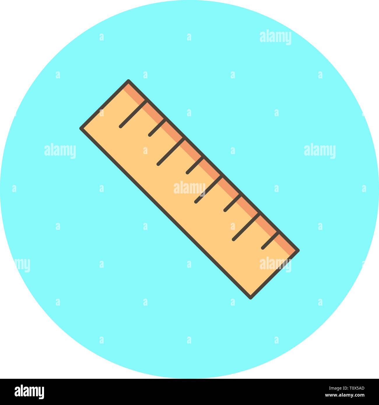 Illustration Scale Icon Stock Photo - Alamy