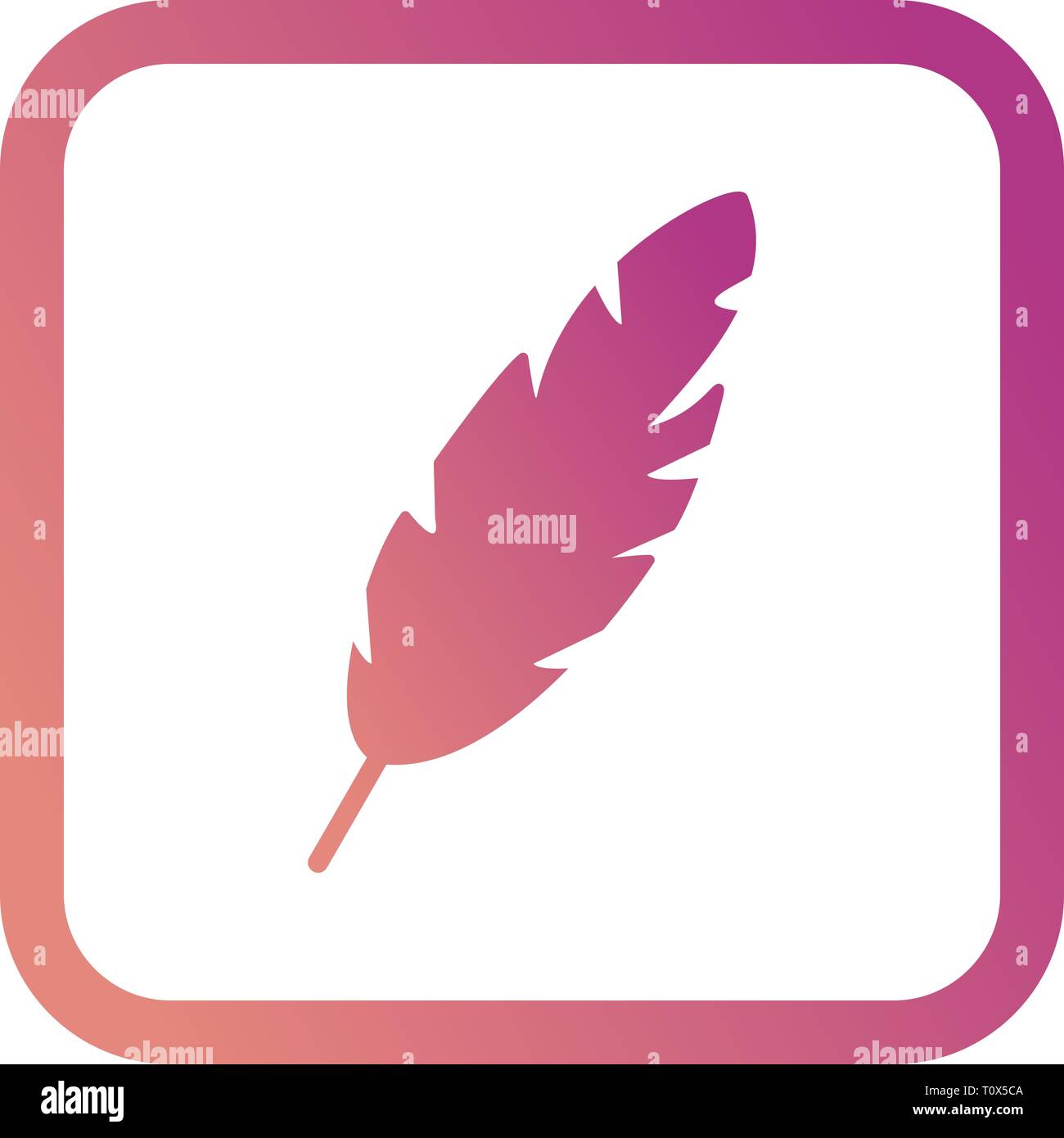 Illustration Calligraphy Icon Stock Photo - Alamy
