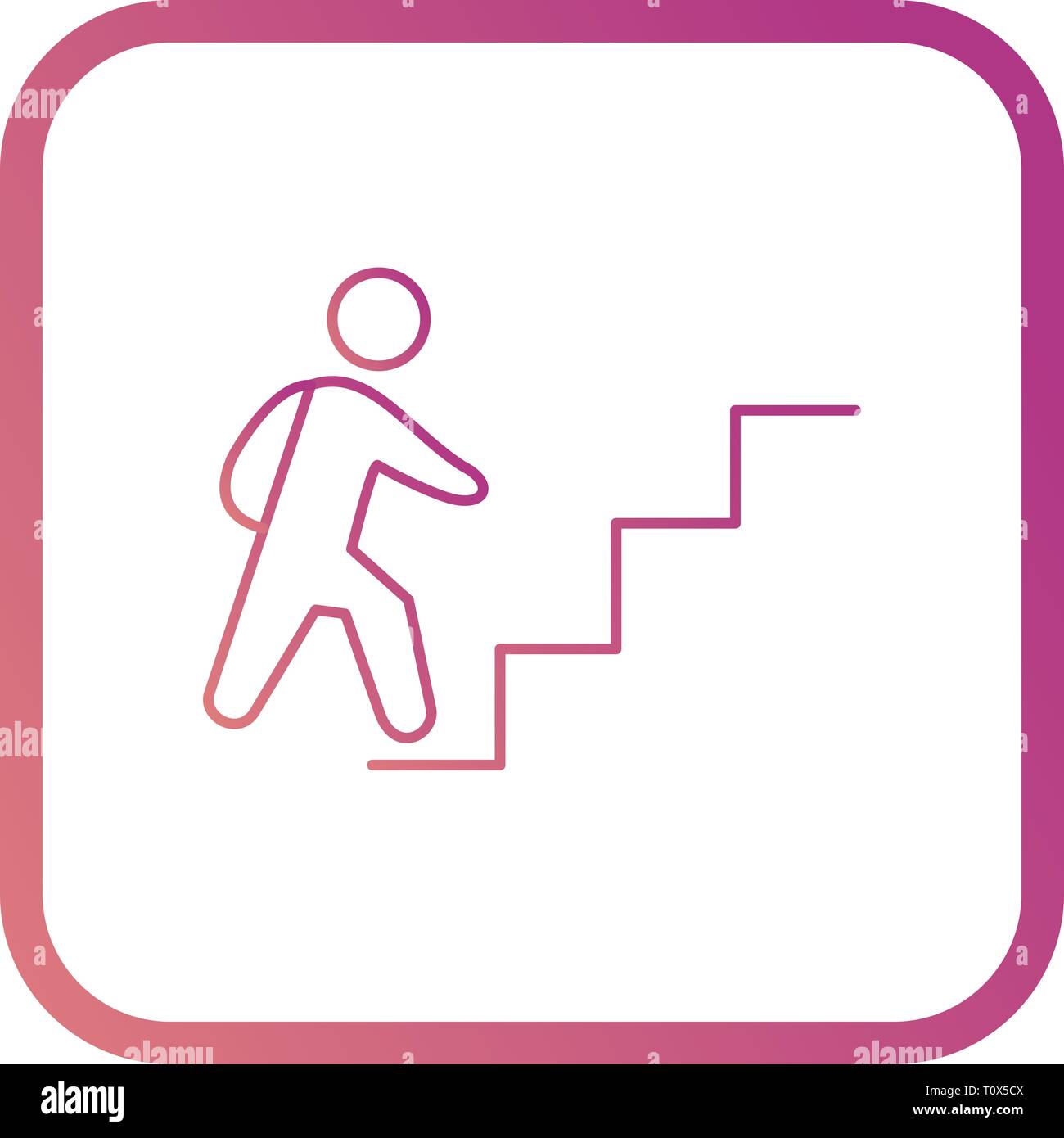 Illustration Education Goal Icon Stock Photo - Alamy