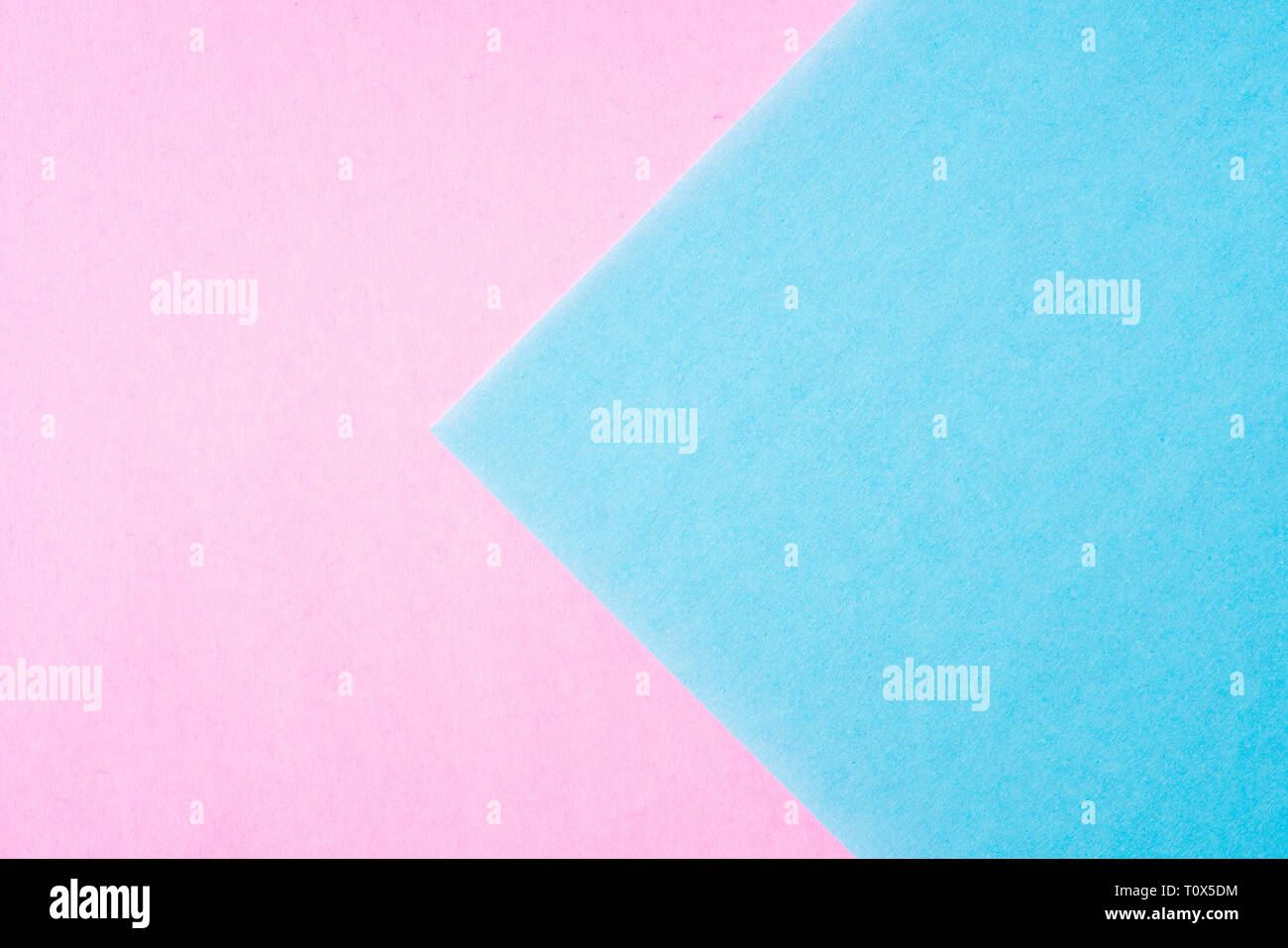 Design concept - blue and pink paper background for mockup Stock Photo ...