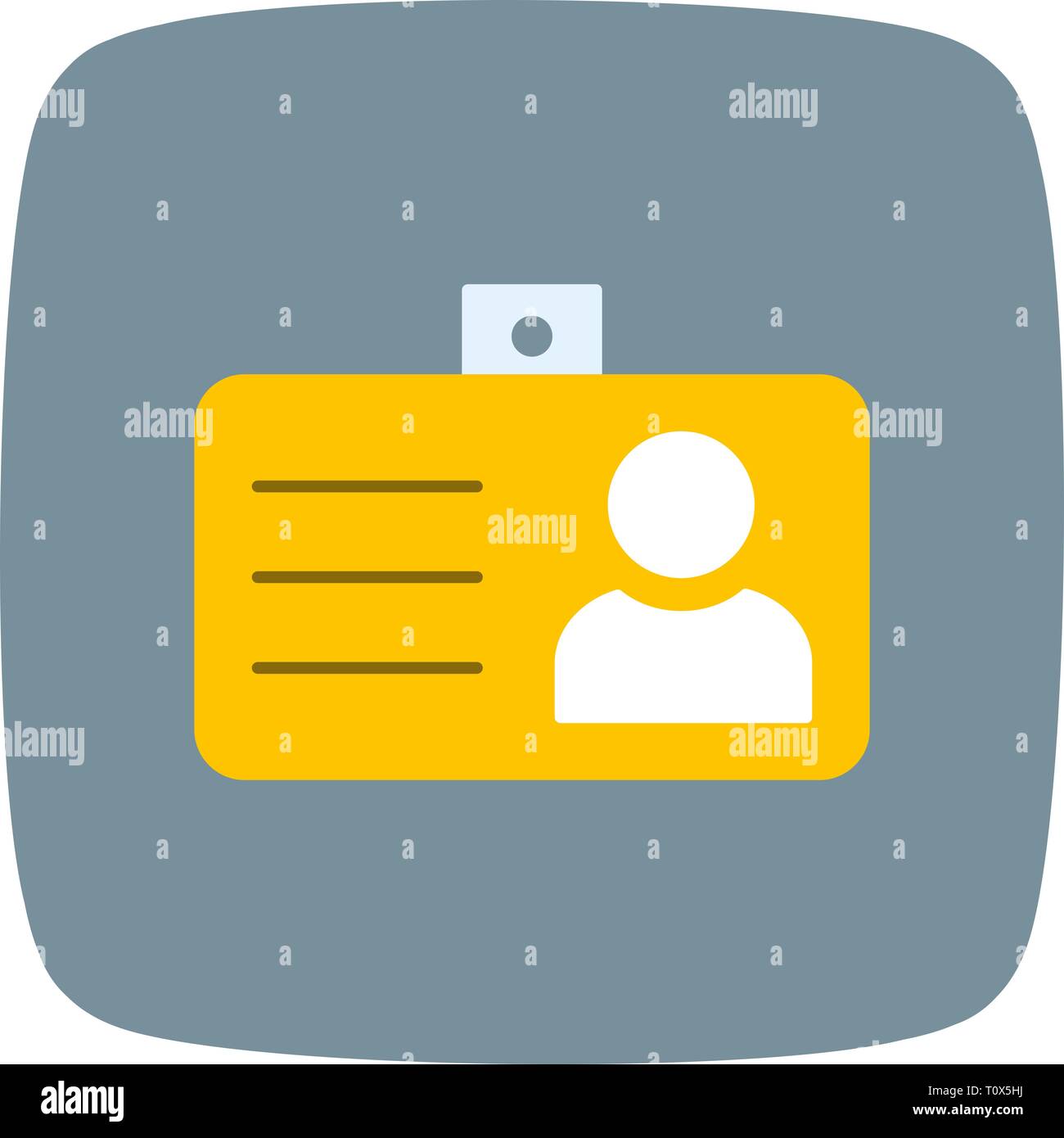 Illustration Student Card Icon Stock Photo - Alamy