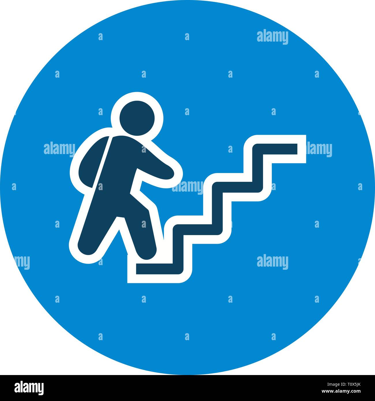 Illustration Education Goal Icon Stock Photo - Alamy