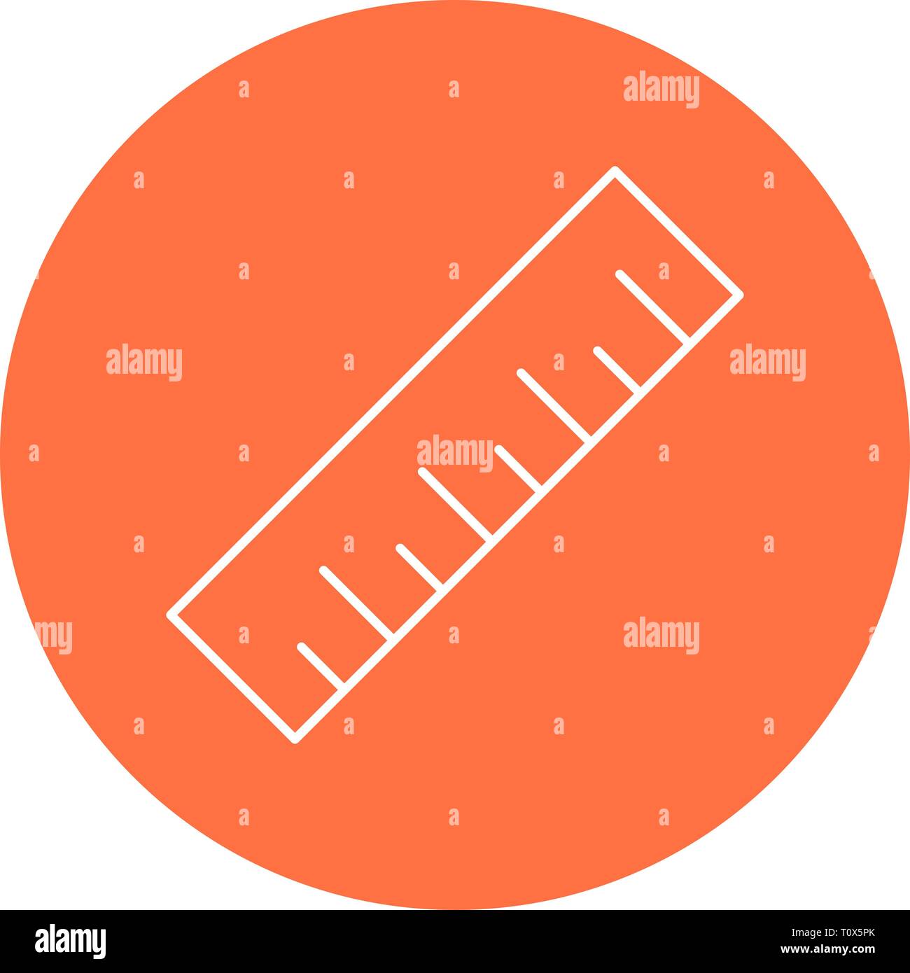 Illustration Scale Icon Stock Photo - Alamy