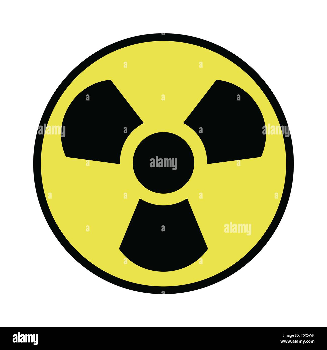 Illustration Radiation Icon Stock Photo - Alamy
