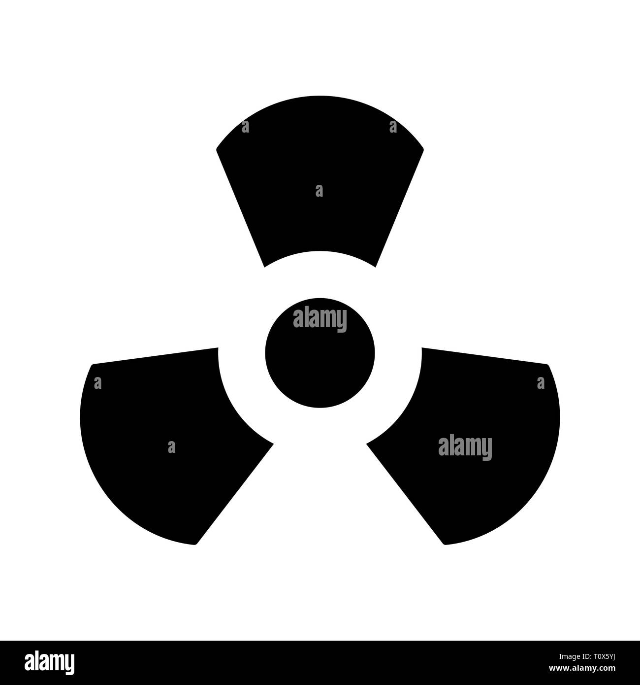 Illustration Radiation Icon Stock Photo - Alamy