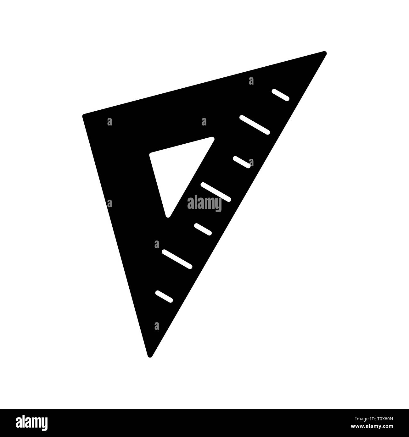 Illustration Set Square Icon Stock Photo - Alamy