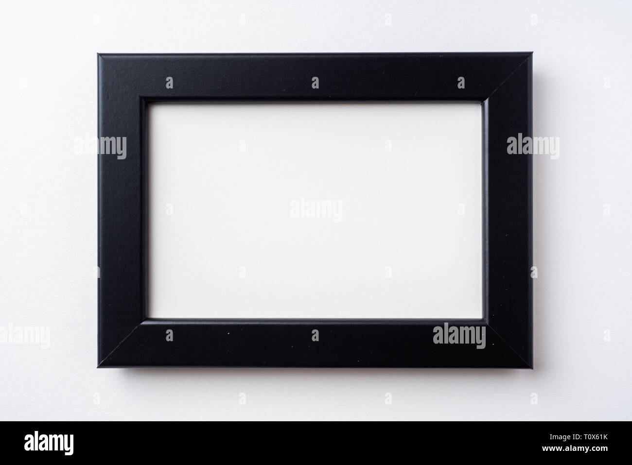 Design concept - black wood frame for mockup Stock Photo - Alamy